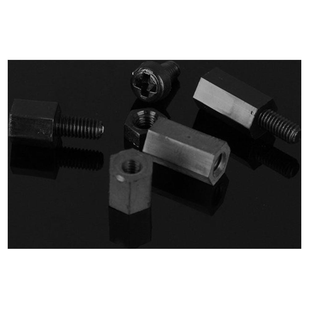 JWB-300pcs/Box M3 Nylon Spacers Screw Nut Assortment Kit Hex Standoff ...