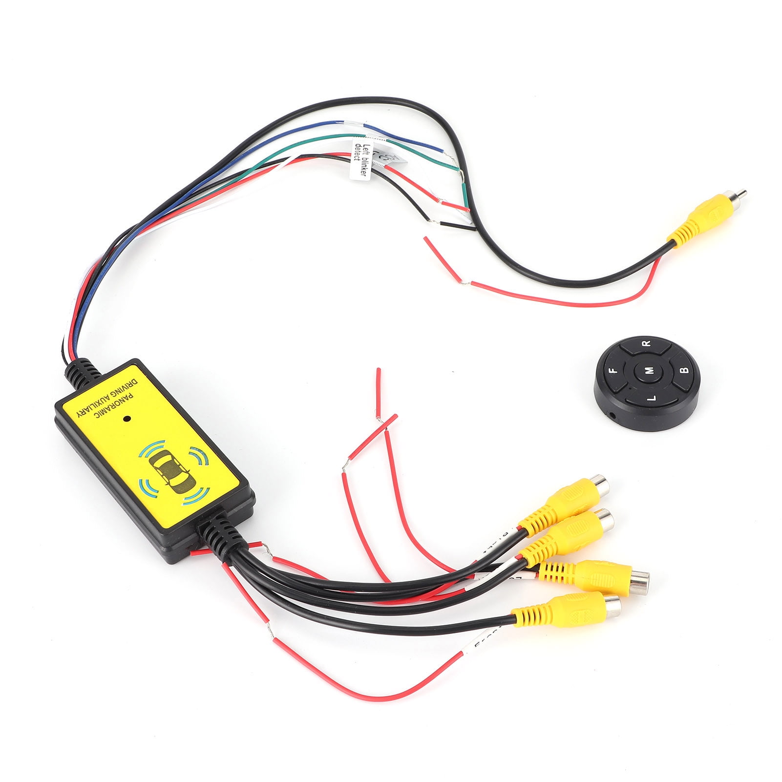 JWB-360 Degree Panoramic Video Switch Box 4?In?1?Out Reversing Video ...