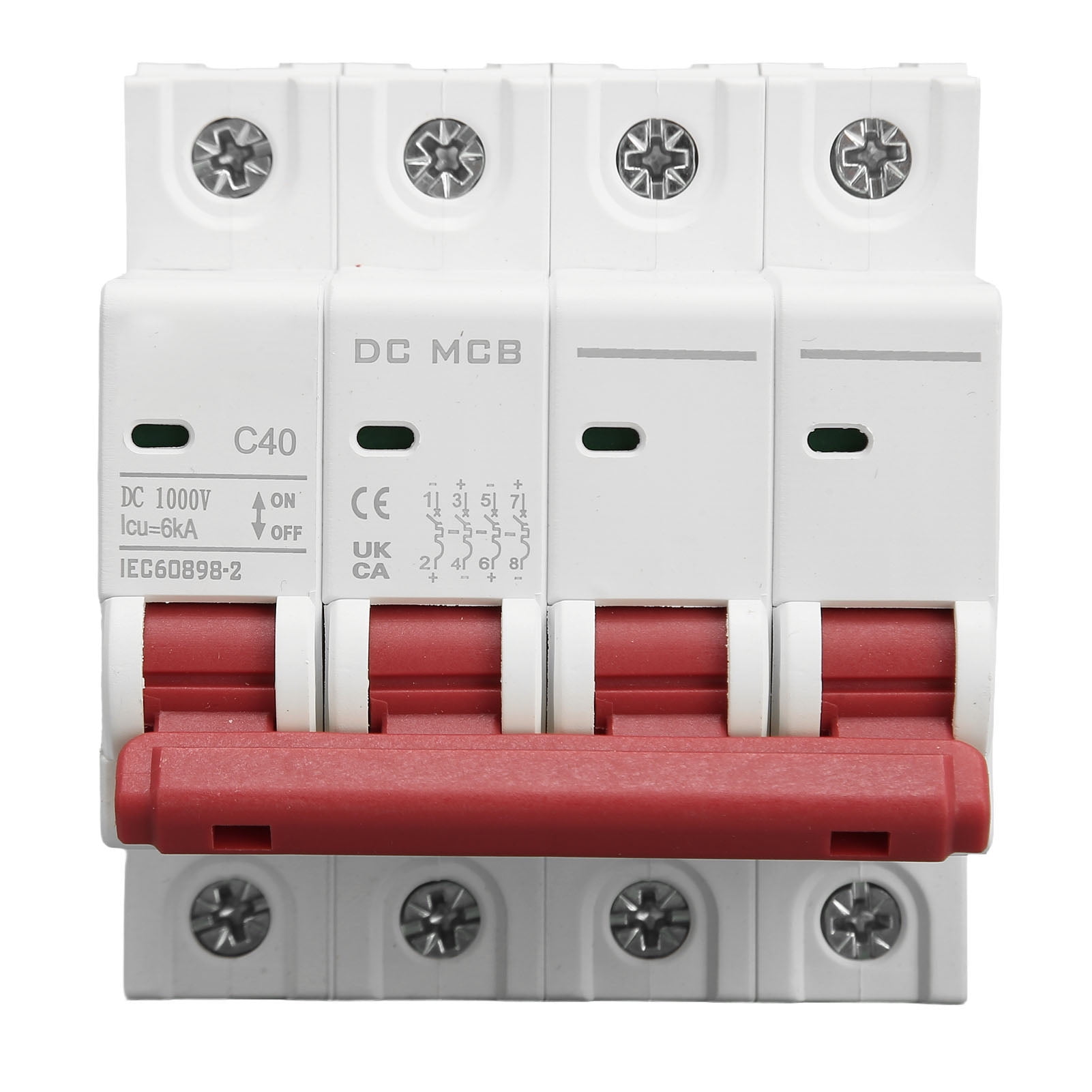 JWB-4P DC Circuit Breaker Arc Extinguishing Fast Decoupling Miniature ...