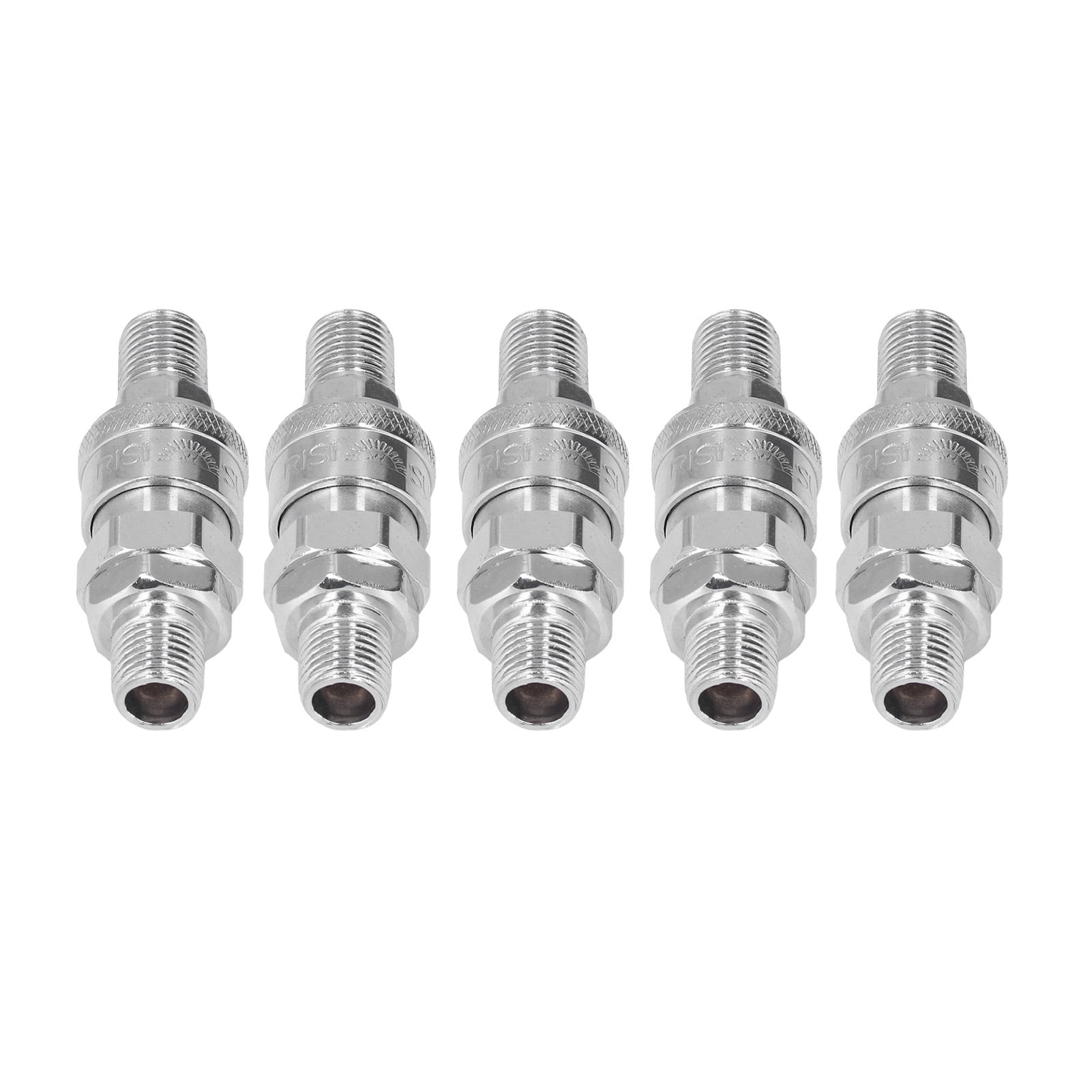 JWB-5 Sets Air Coupler Nickel Plated Stainless Steel Pneumatic Quick ...