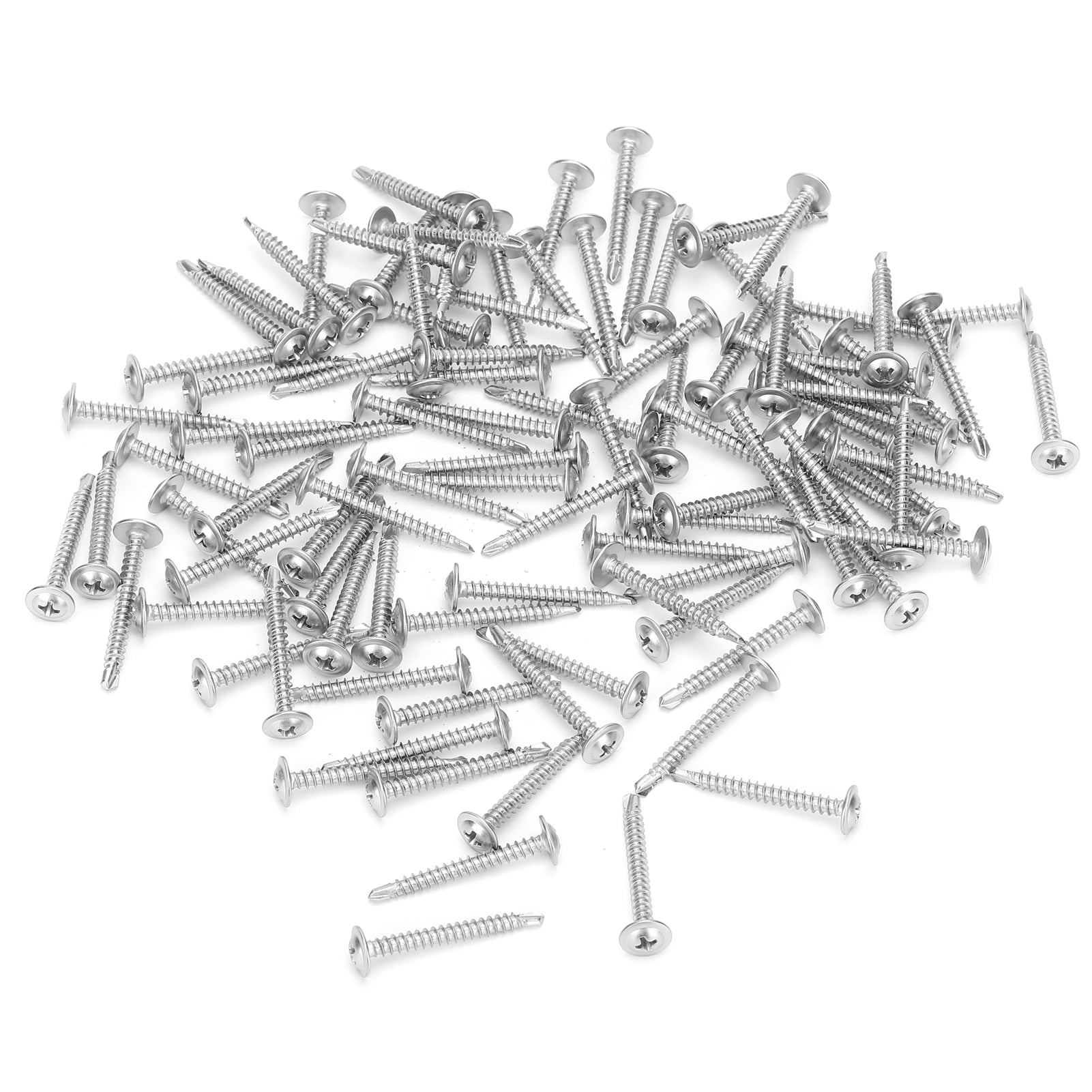 JWB-500pcs Self Tapping Screw 410 Stainless Steel M4.2 x 38mm Crossed ...