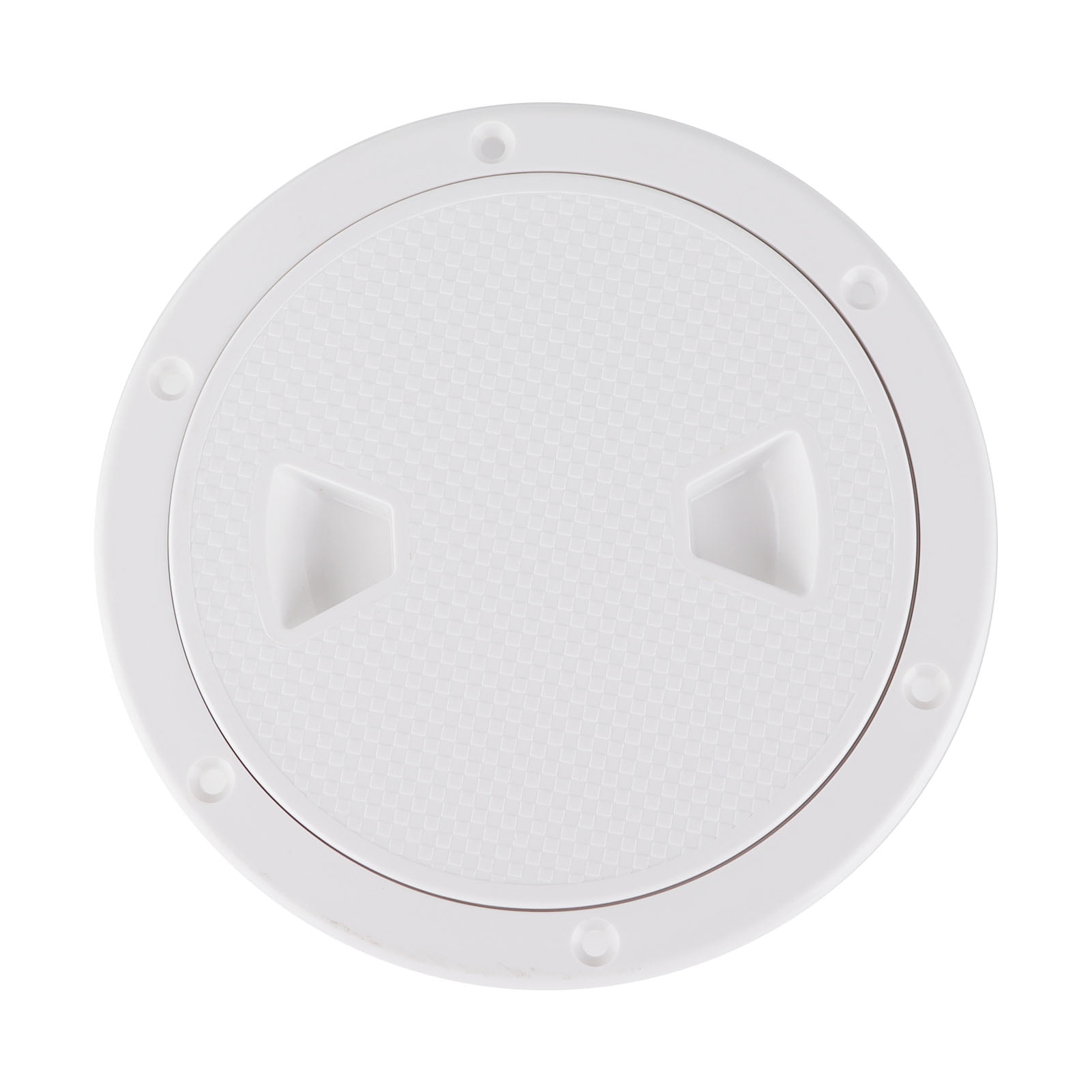JWB-6in Deck Plate Hatch Cover Round White NonSlip Surface Separate ...