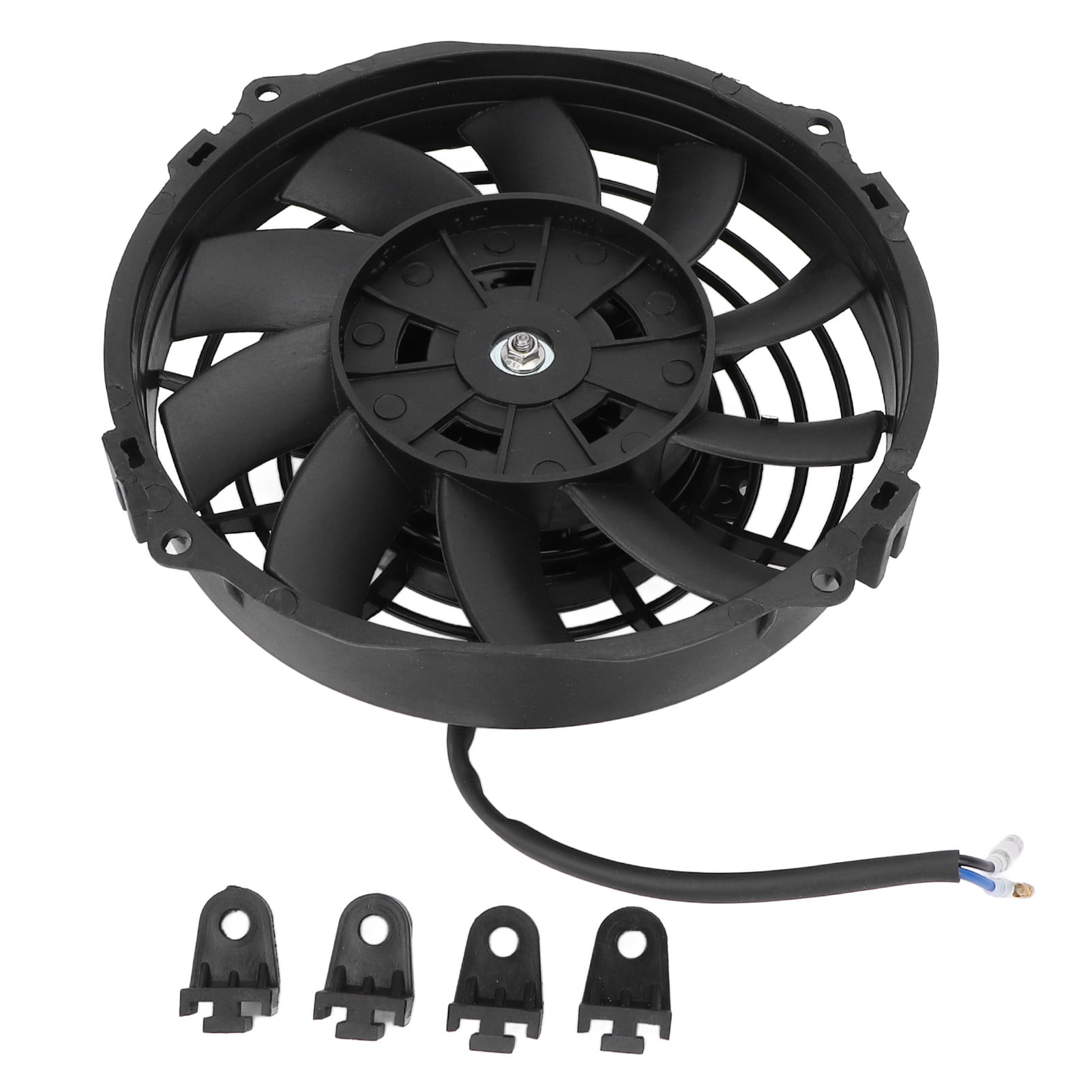 JWB-7 Inch Black Universal Electric Radiator Cooling Fan 10 Blades Slim ...