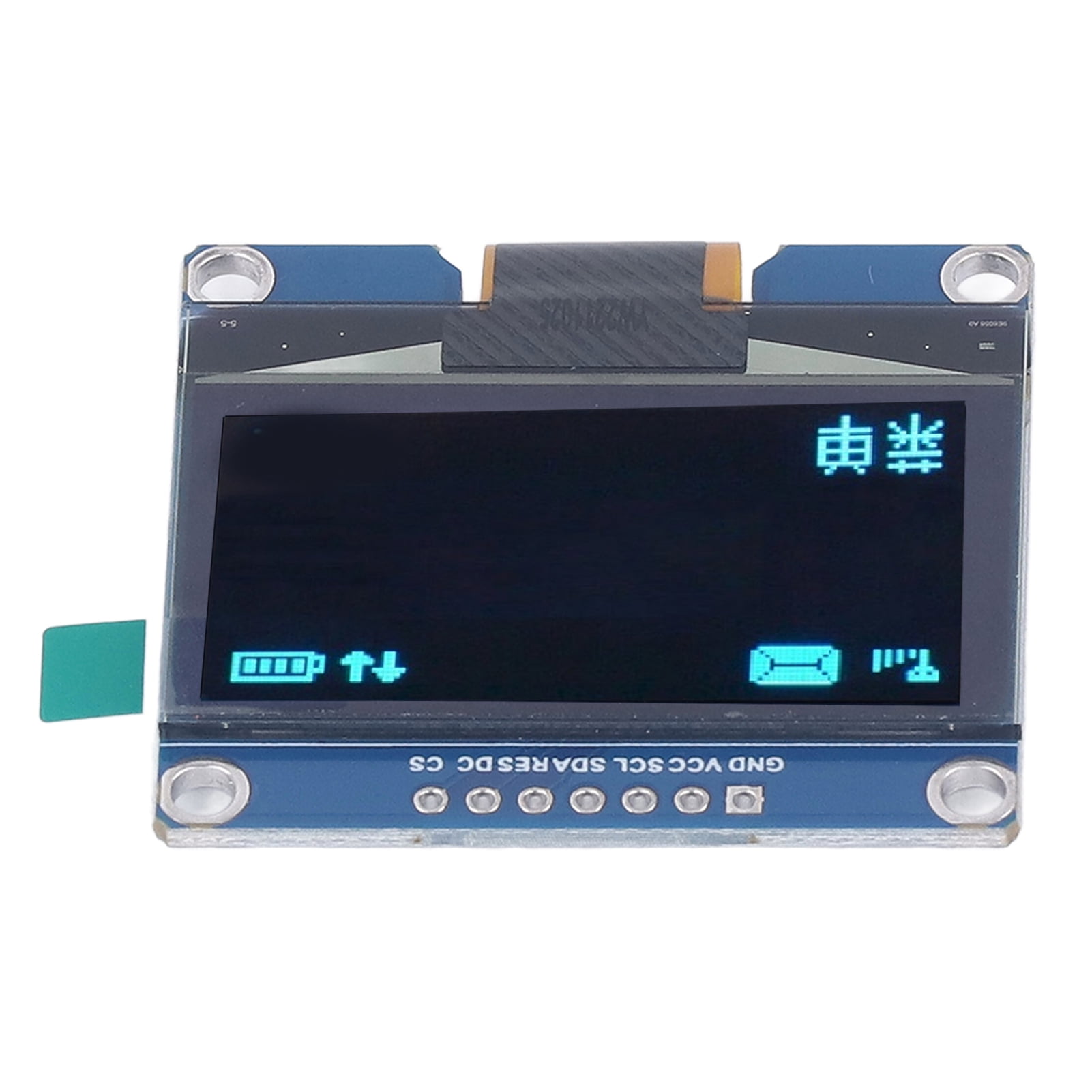 JWB-7Pin 1.54in IPS Display Module SPD0301 Drive IC 128X64 SPI Interface Flexible IPS Display ...