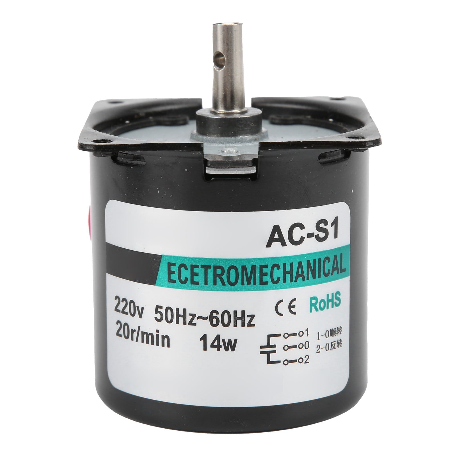 JWB-AC Synchronous Motor 14W Permanent Magnet 2Way High Torsion Central ...