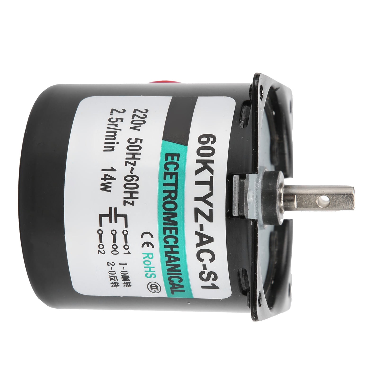 JWB-AC Synchronous Motor 14W Permanent Magnet Slow Speed 2-Way High ...