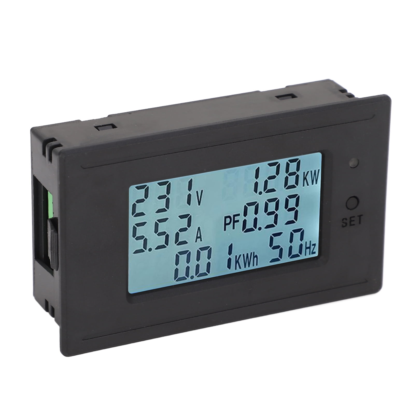 JWB-Battery Capacity Monitor Current Voltage Temperature Indicator Backlit LCD Display Battery ...