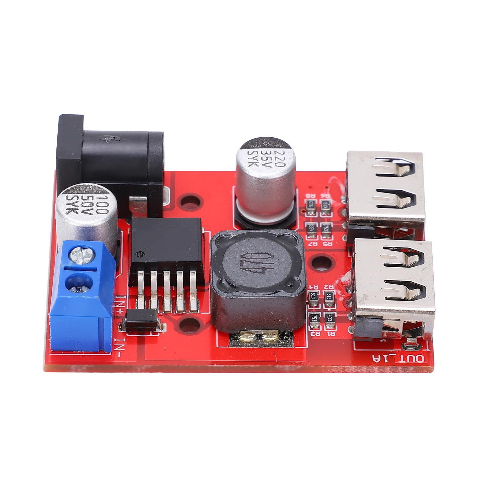 JWB-Buck Module 9V/12V/36V to 5V Adjustable Regulated Power Supply ...