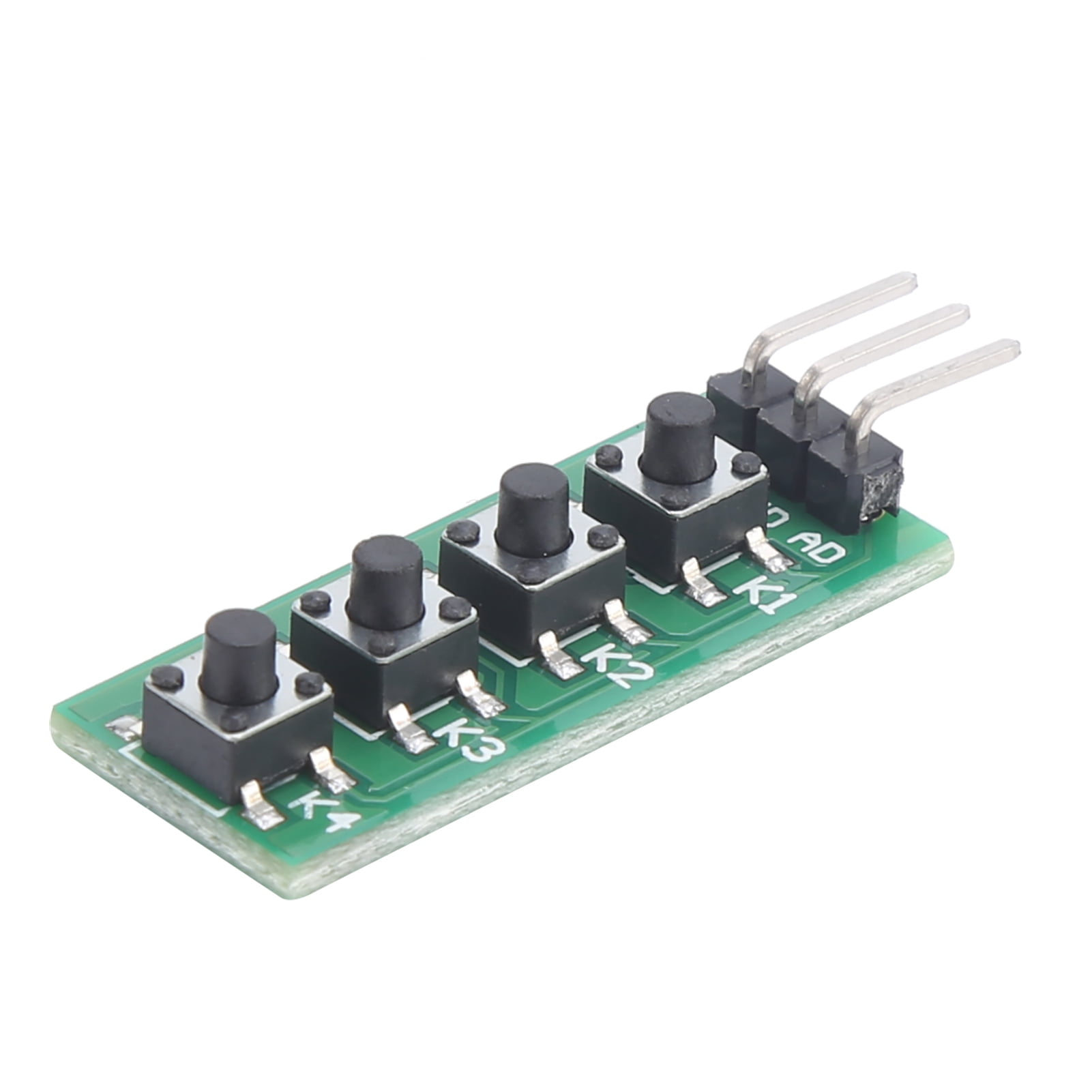 JWB-Button Key Module Small with 4?Buttons 1?Analog Output AD Pin KC11B04 - Walmart.com