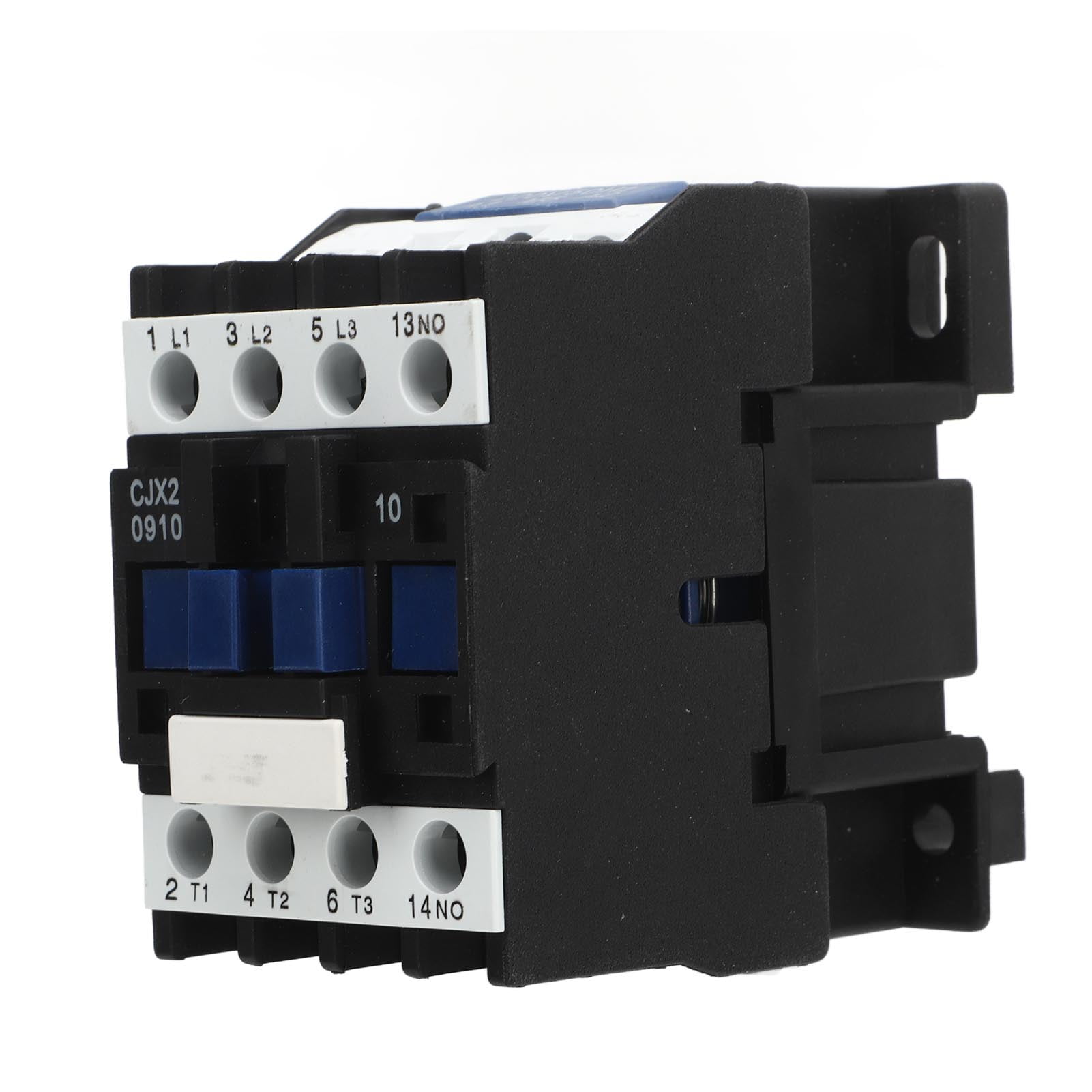 JWB-CJX2 0910 Electric Power Contactor 3 Phase Silver Contact with with Din Rail Mounting Base ...