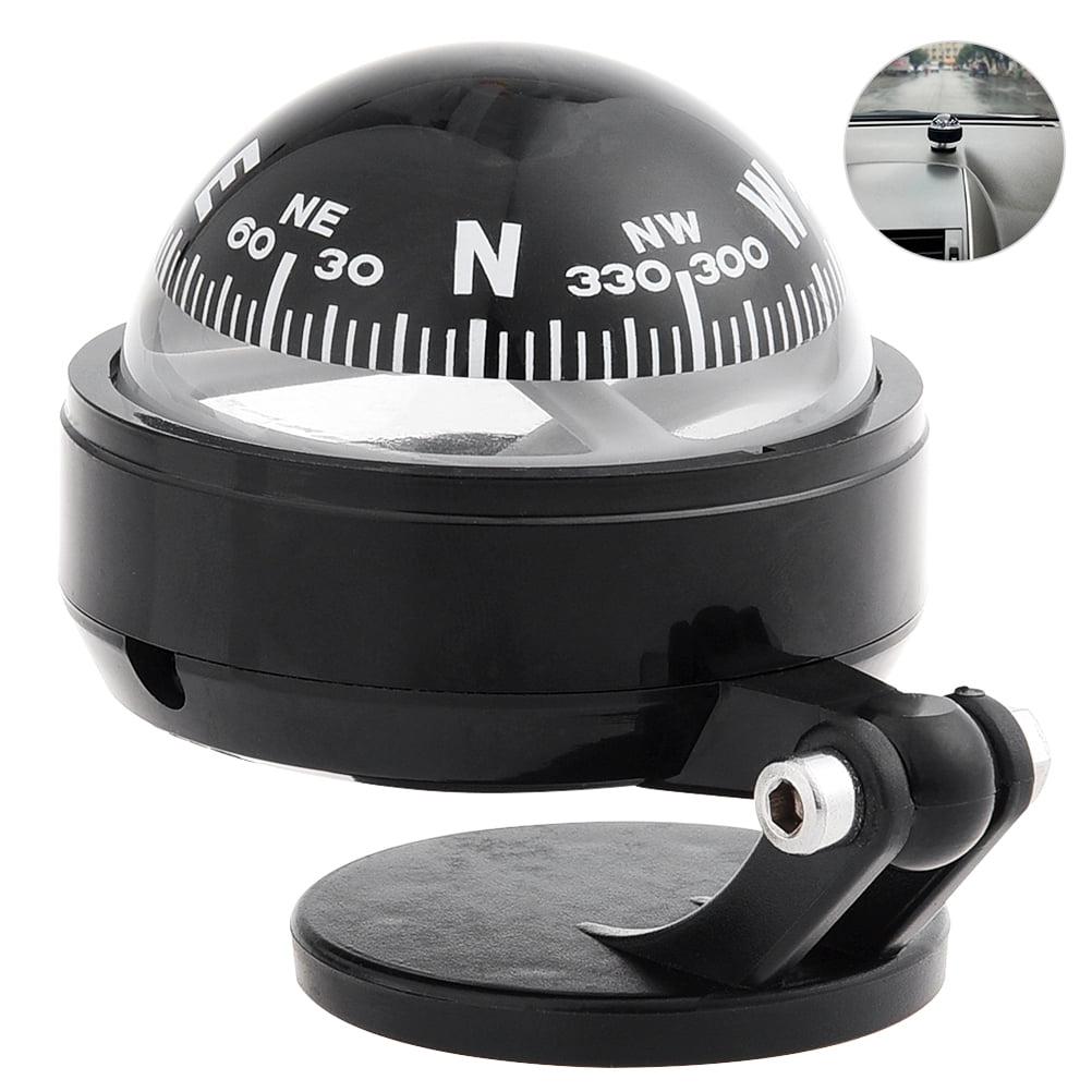 JWB-Car Dashboard Mount Navigation Compass Ball Plastic Direction ...