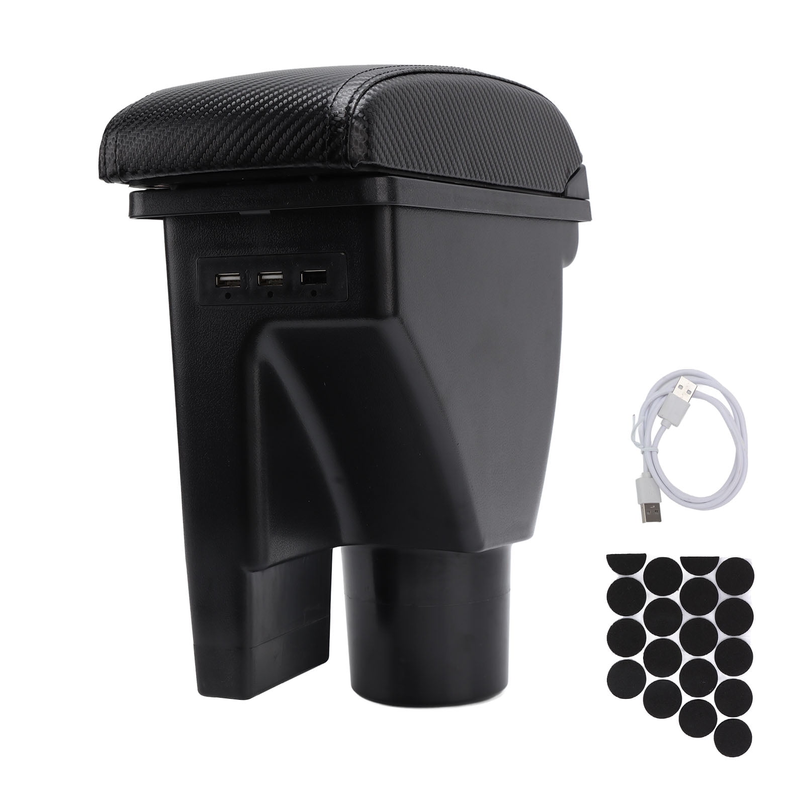 JWB-Center Console Armrest Box 3 USB Port Relieve Arm Fatigue ...
