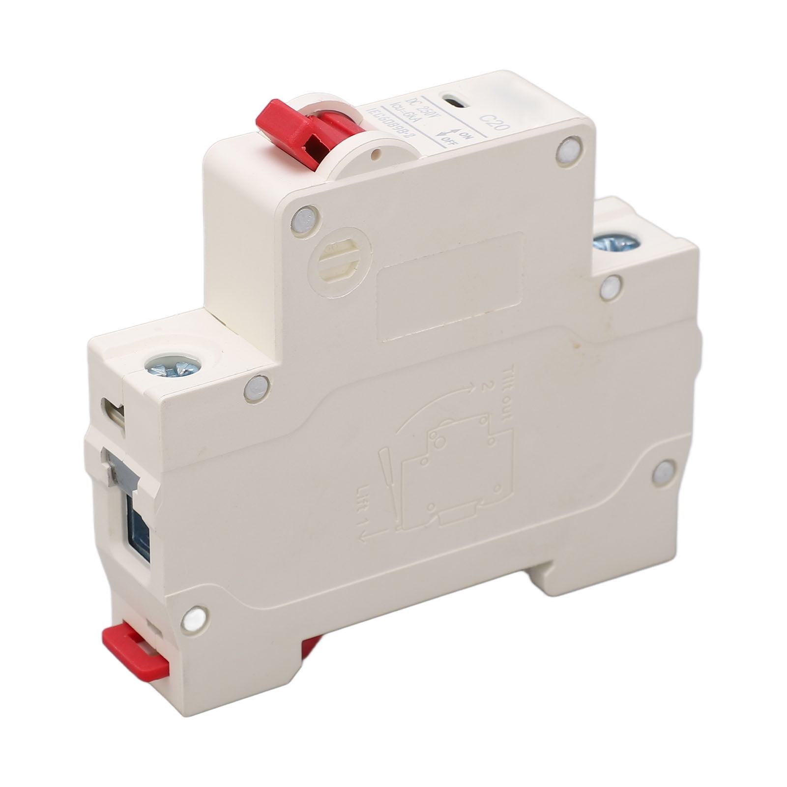 JWB-DC Circuit Breaker 6000A Breaking Capacity Rail Installation PV Circuit Breaker for Solar PV ...