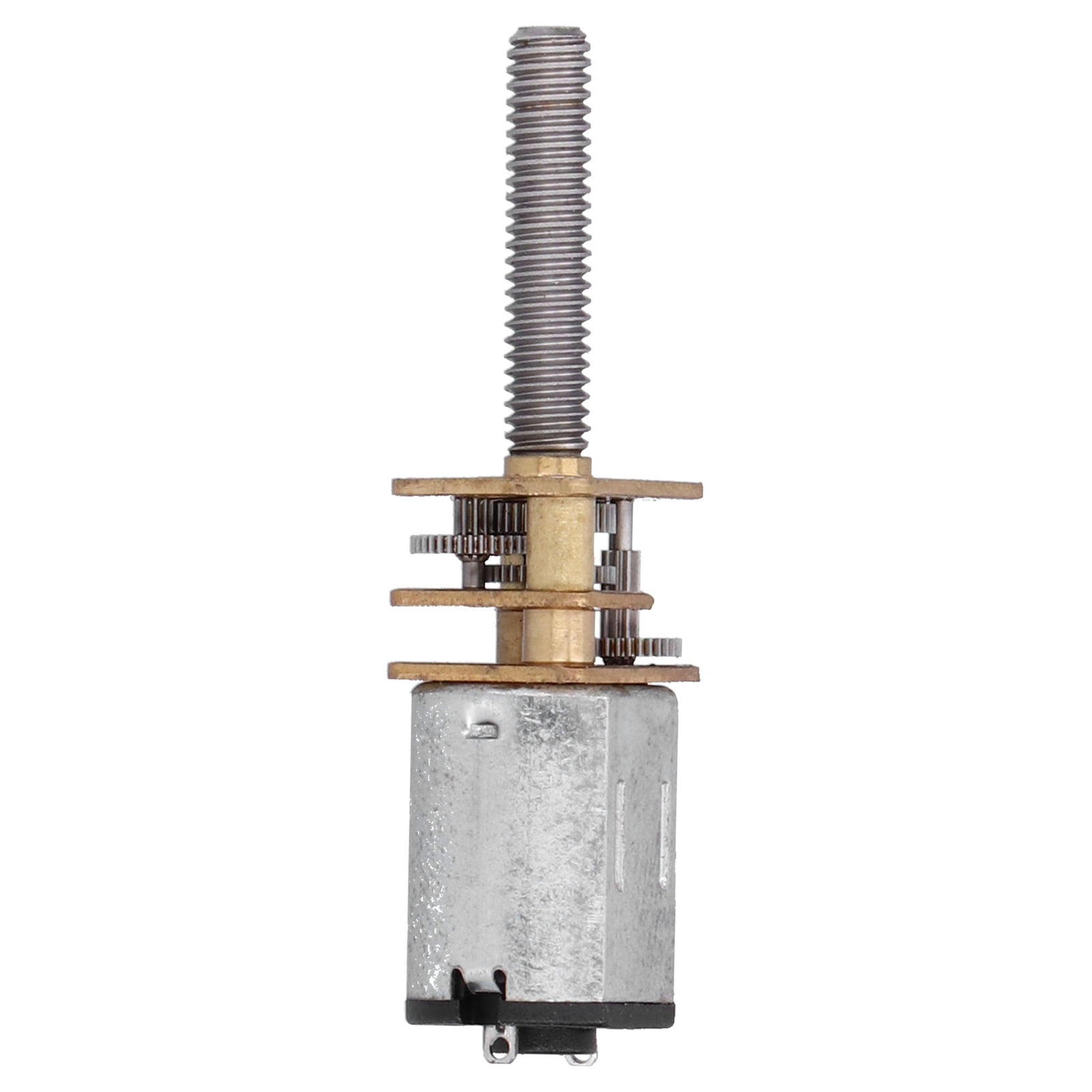 JWB-DC6V Gear Motor 90RPM High Torsion M4x20mm Thread Output Shaft ...