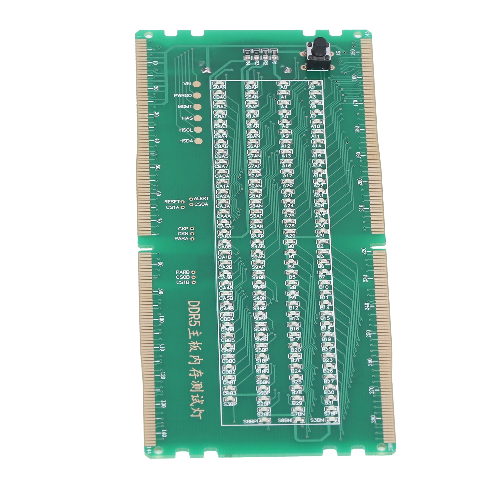 JWB-DDR5 Desktop Mainboard Test Card Memory Slot Tester Board with LED ...