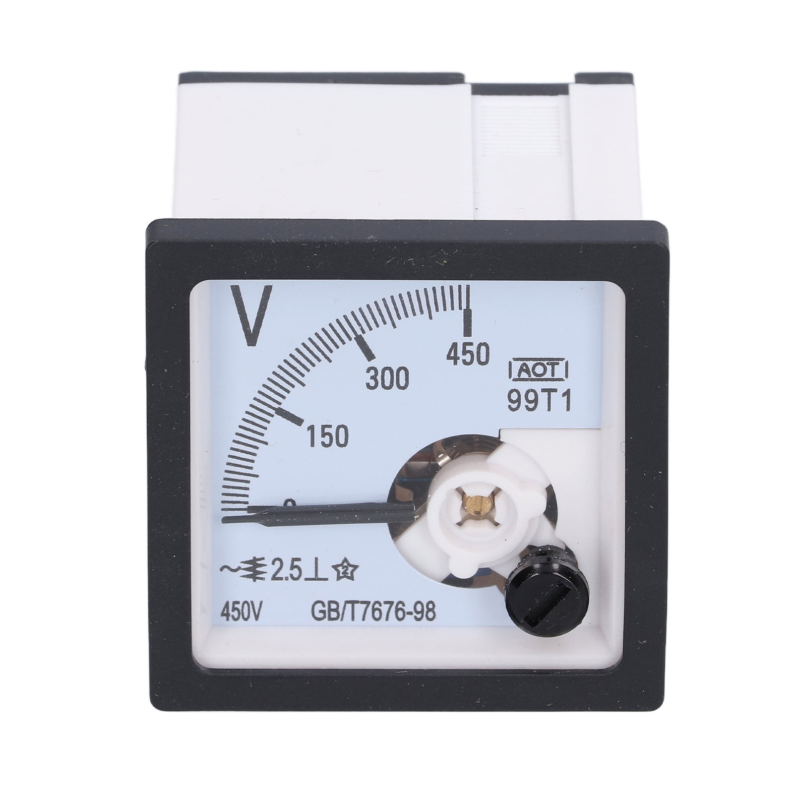 JWB-Dial Panel Voltage Meter Portable Fine Tuning Pointer Voltmeter ...