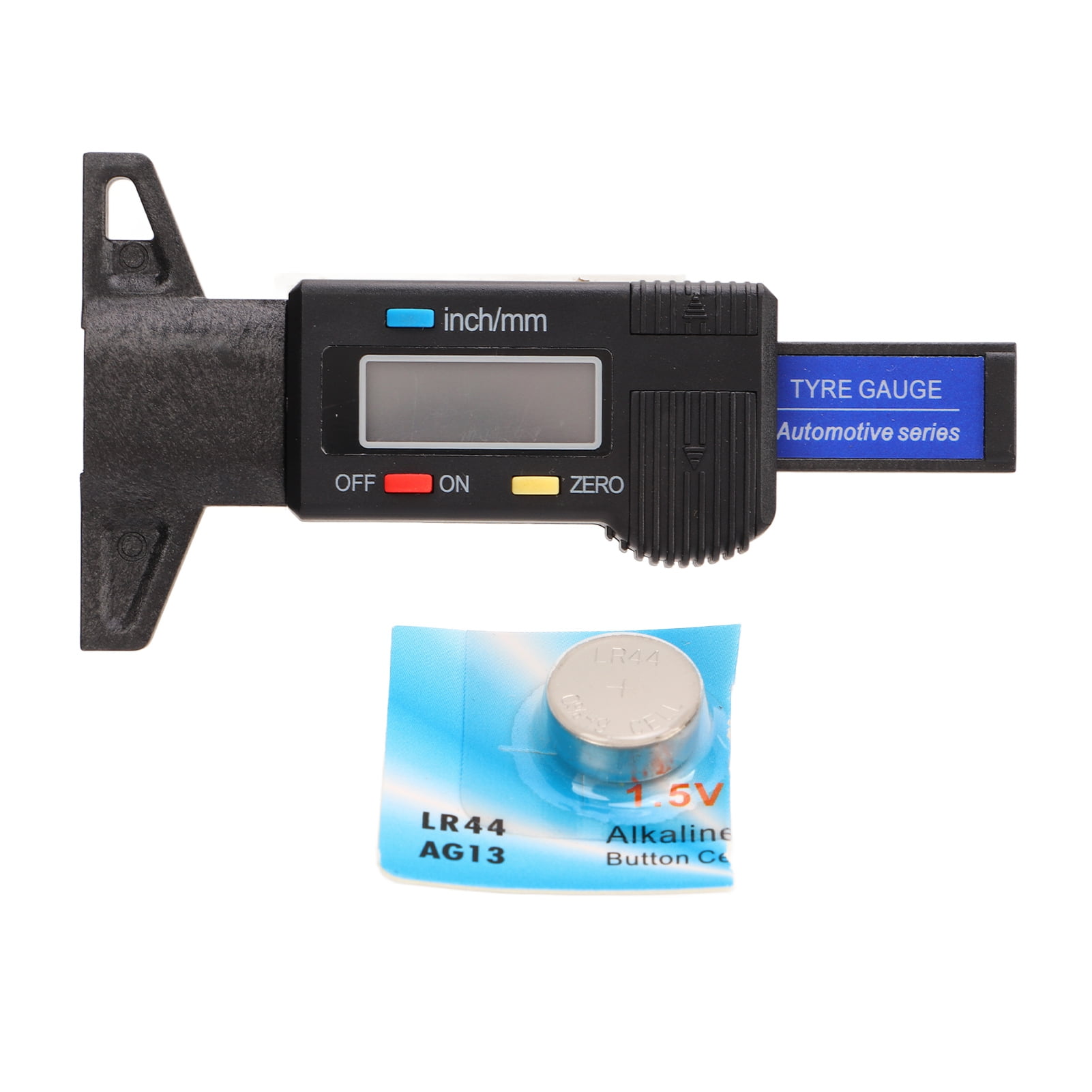 JWB-Digital Tire Tread Depth Gauge 0 to 1in Measuring Range Inch MM ...
