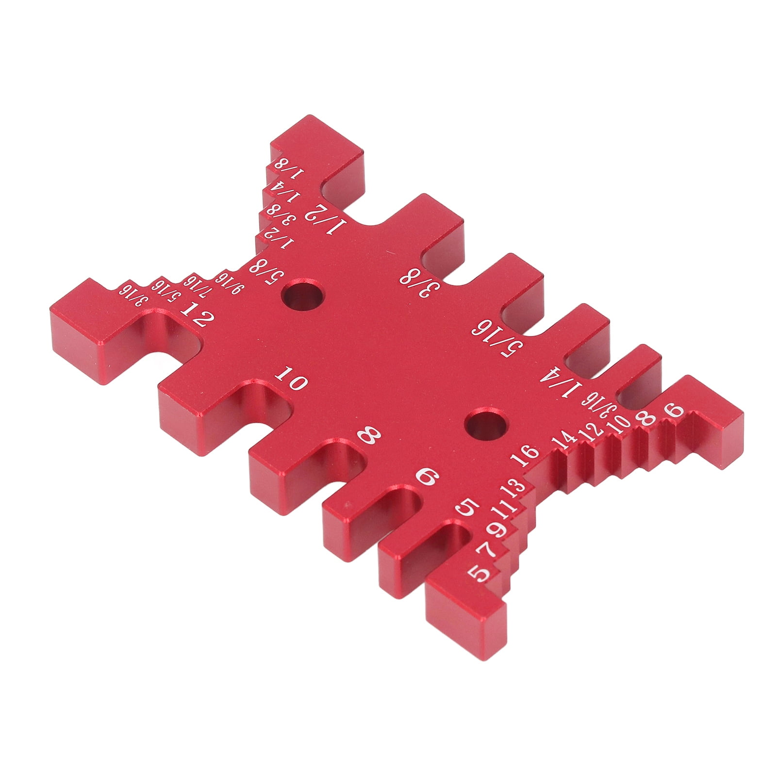 JWB-Dovetail Jig Tenon Caliper Aluminum Metric Imperial Scale Card ...