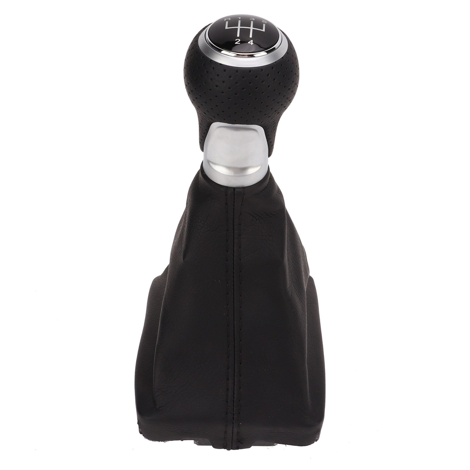 JWB-Gear Shift Knob Boot Set 5 Speed PVC Leather Gearstick Lever Gaiter ...