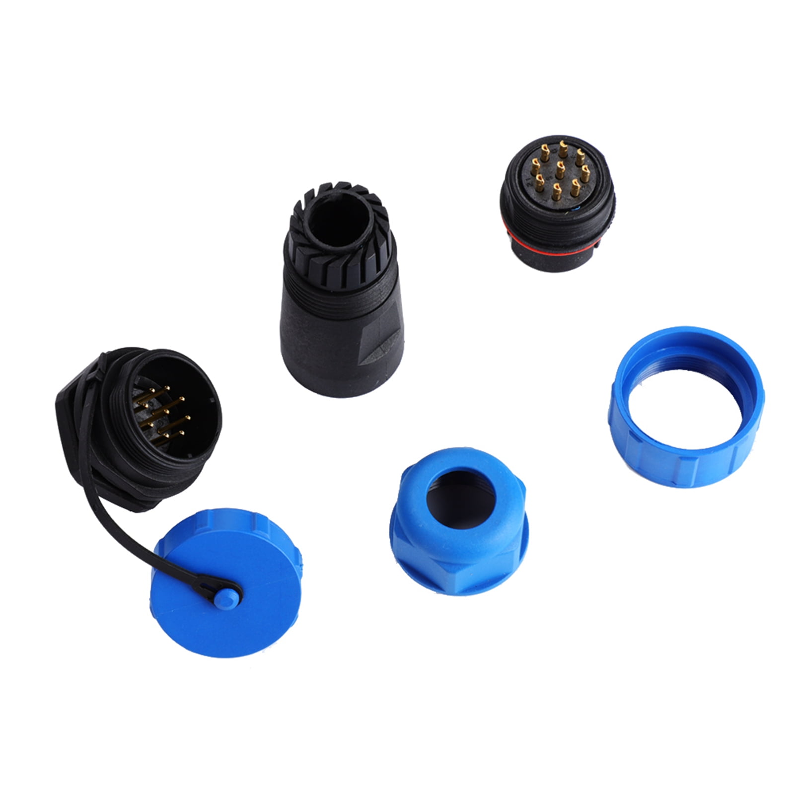 JWB-IP68 SP21 7Pin Waterproof Plastic Aviation Plug Socket Connector ...