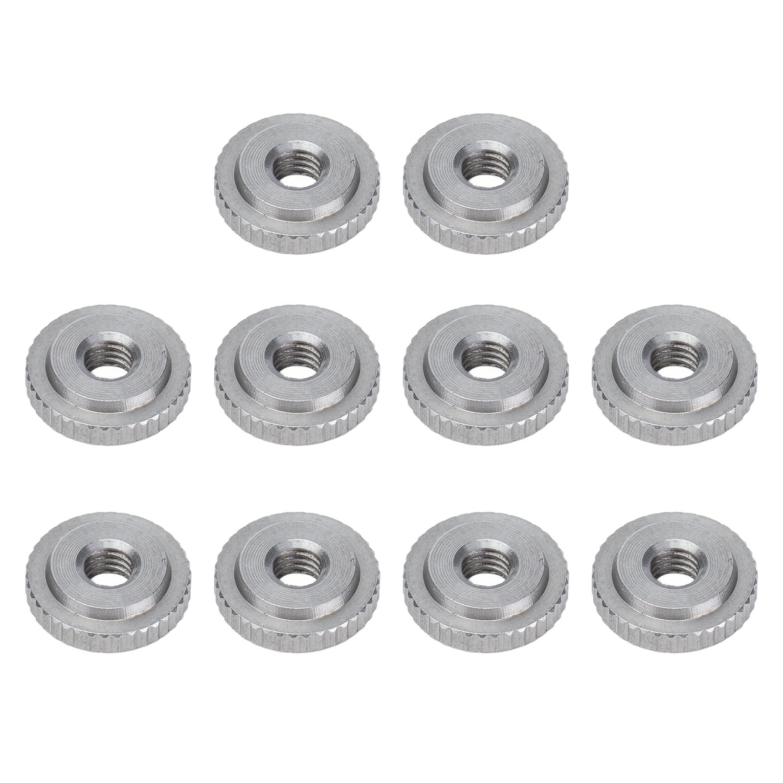 JWB-Knurled Thumb Nut 304 Stainless Steel Knurled Flat Head Through ...