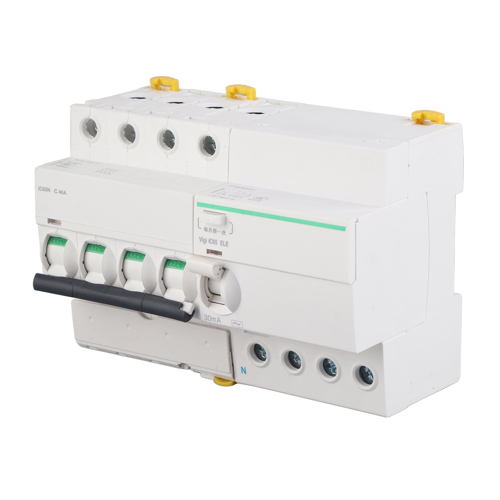 JWB-Miniature Circuit Breaker PA66 Flame Retardant Shell 4P and N ...