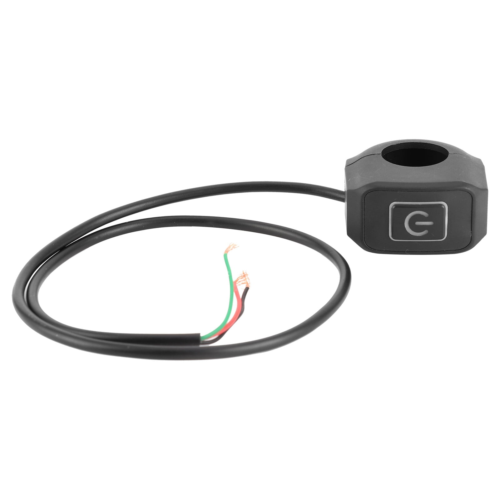 JWB-Motorcycle Handlebar Light Switch Push Button Waterproof W/LED ...