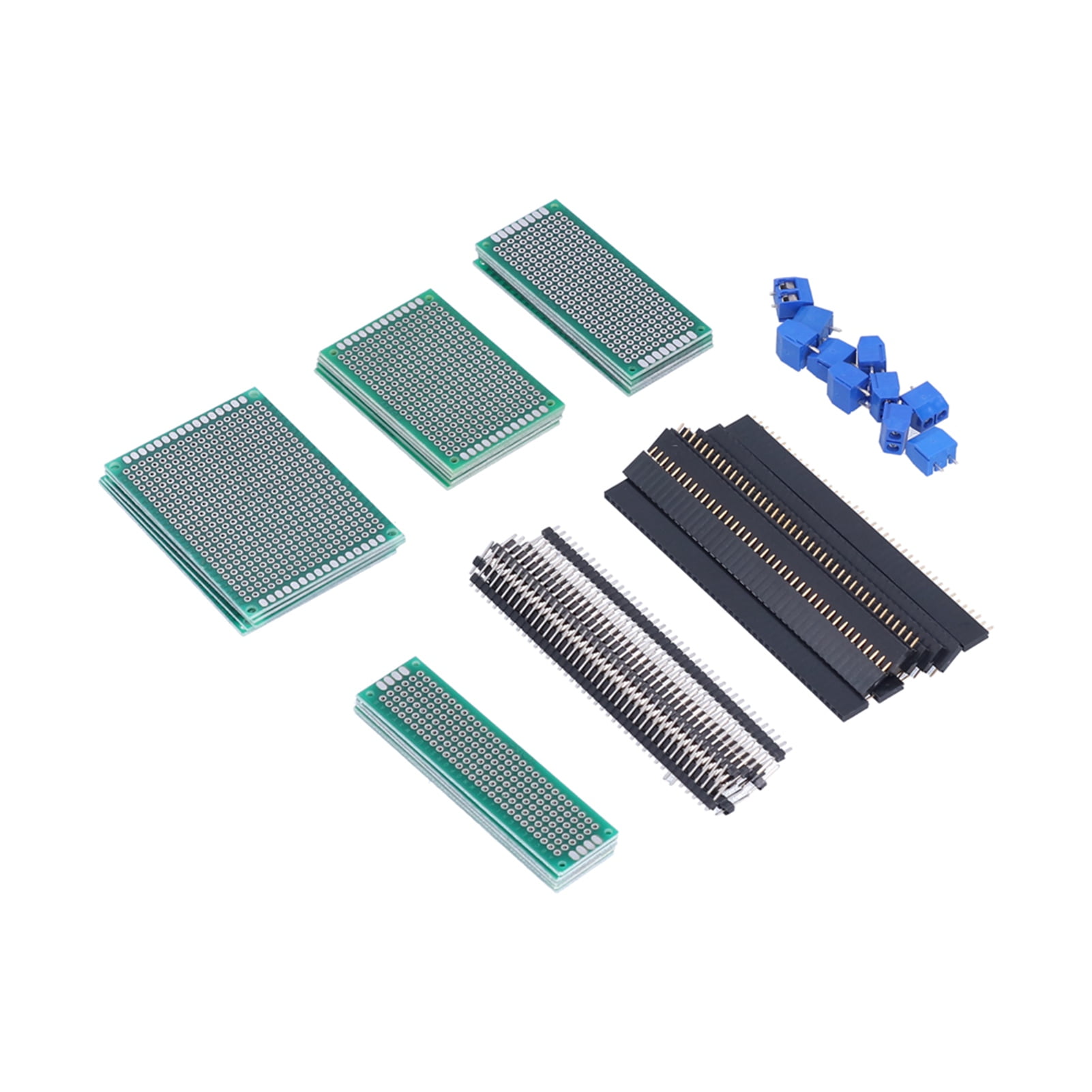 JWB-PCB Board Kit Double Sided Circuit Board Set with Screw Terminal ...