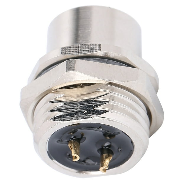 JWB-Panel Mount Socket 2 Pin Waterproof Connector Industrial Thread ...