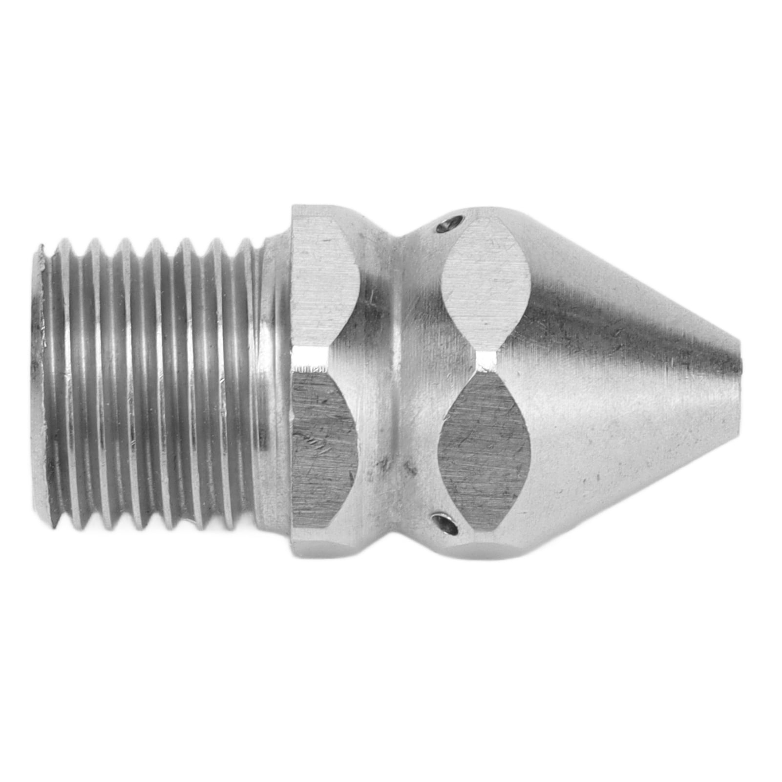 JWB-Pipe Cleaning Nozzle G1/4in Male Thread Stainless Steel Sewer ...