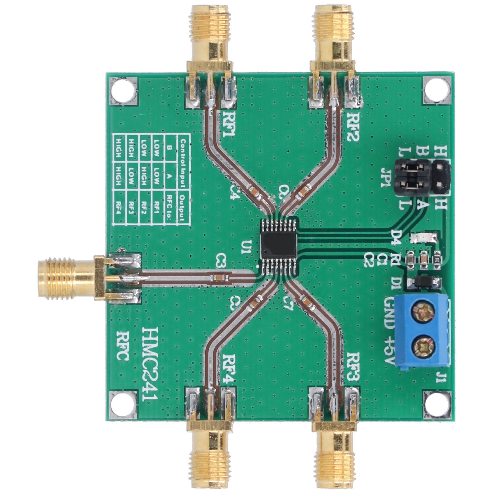 JWB-RF Switch Module 1 Pole DC?3.5 GHz 4 Throw Wireless Band Switching ...