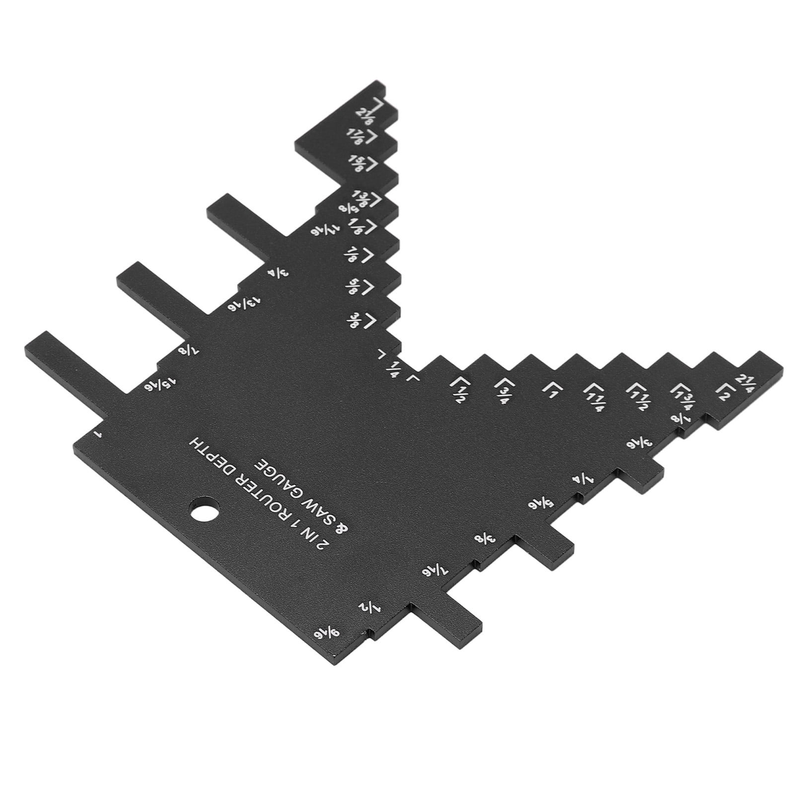 JWB-Step Depth Gauge 2 in 1 Aluminum Alloy Accurate Laser Markings ...