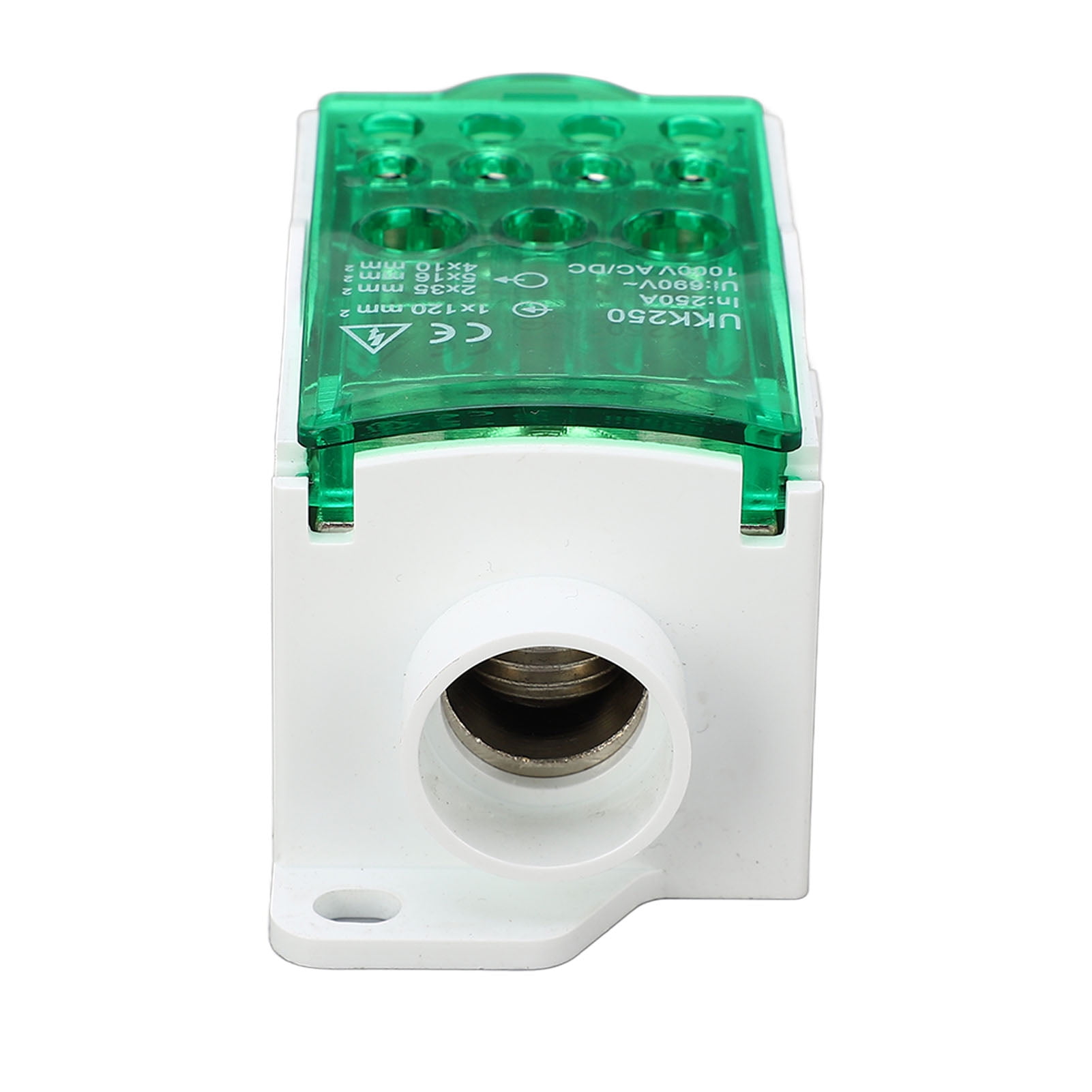 JWB-Terminal Block Junction Box Splicing Din Rail Single Pole Power ...