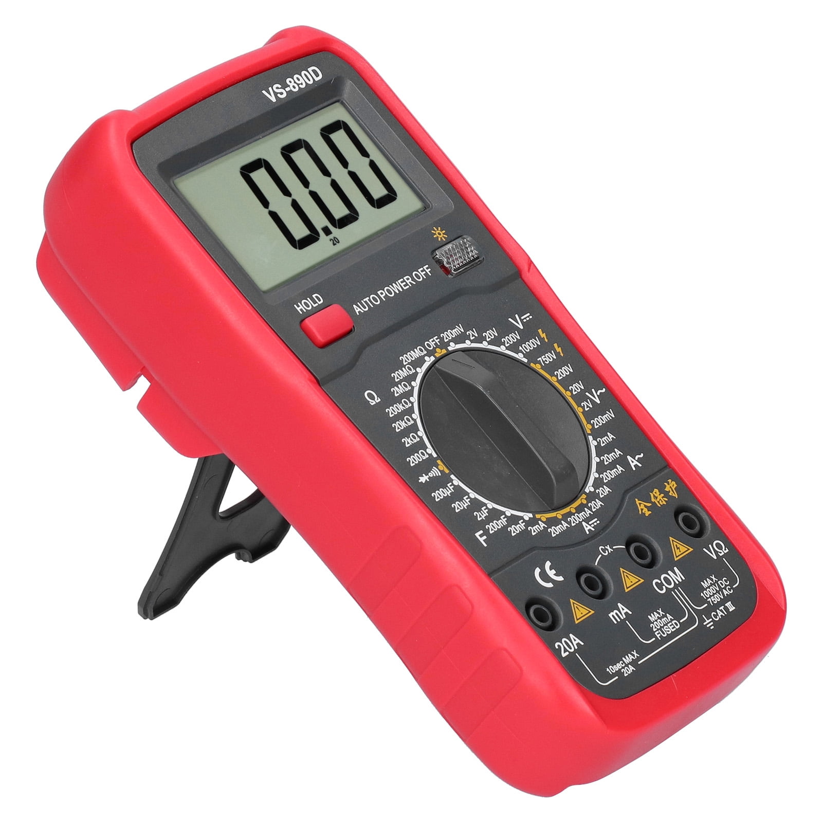 JWB-VS-890D Digital Multimeter AC DC Voltage Current Resistance Tester ... JWB-VS-890D Digital Multimeter AC DC Voltage Current Resistance Tester ...