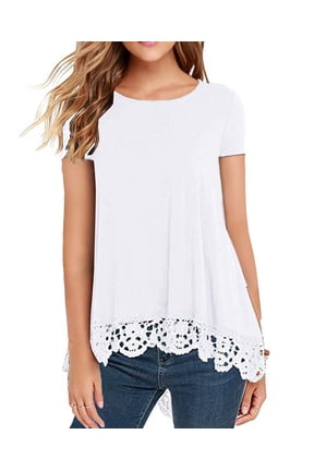 White Lace Tops