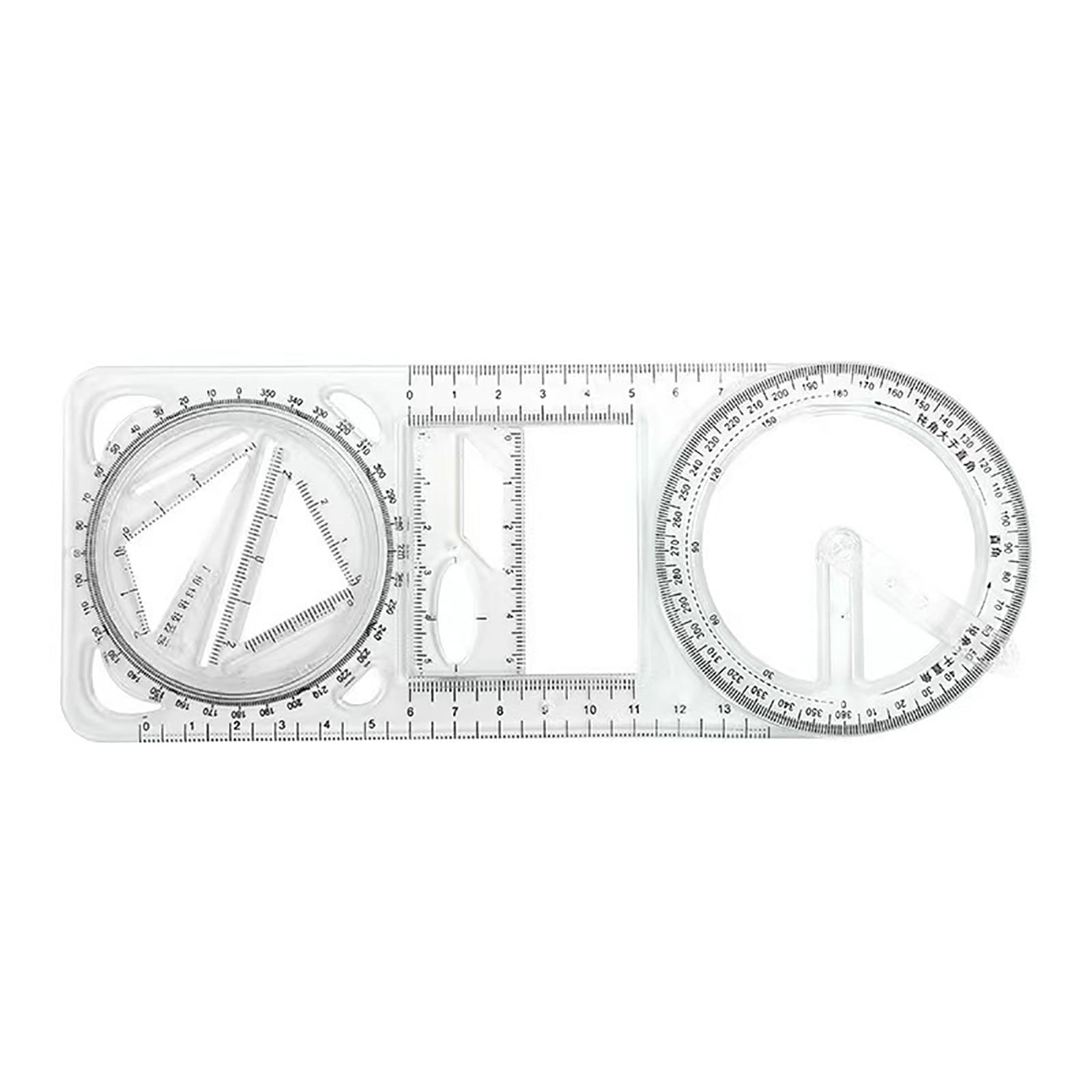 JWDX, 1*Ruler Multifunctional Geometric Ruler stǔdənt Math Ruler ...