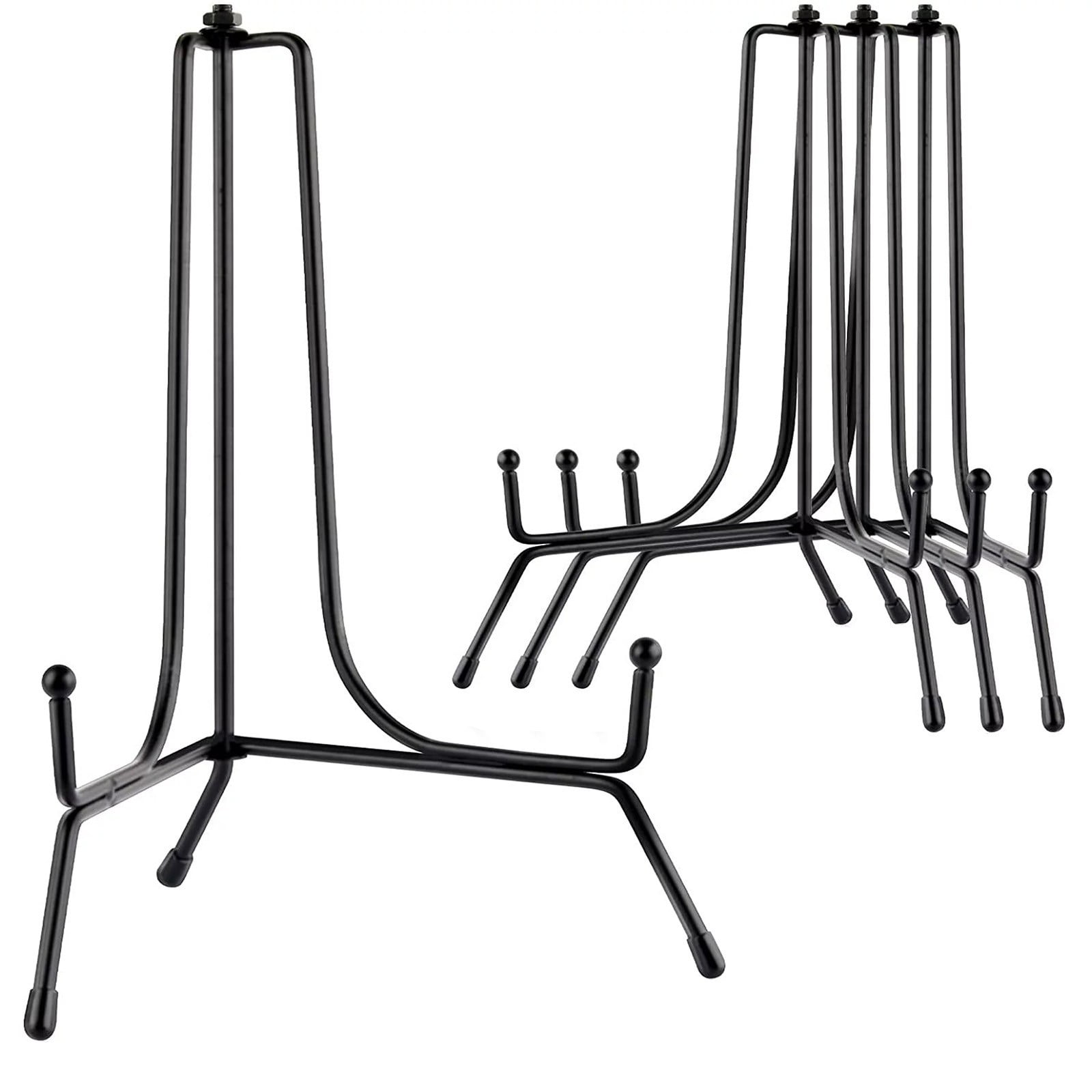 JWDX Drain Rack Clearance, 4 Pack Improved Anti Slip Plate Stands for ...