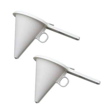 Kitchenaid Set of 4 Plastic Funnels in White - Walmart.com