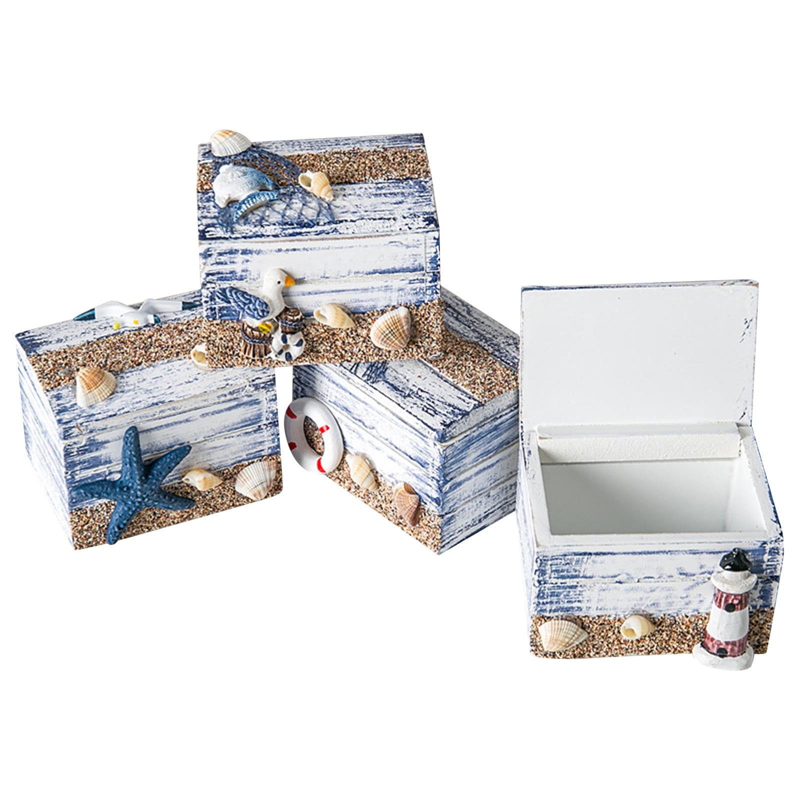 JWDX Jewelry Box Clearance! Mediterranean Ocean Style Decorative ...