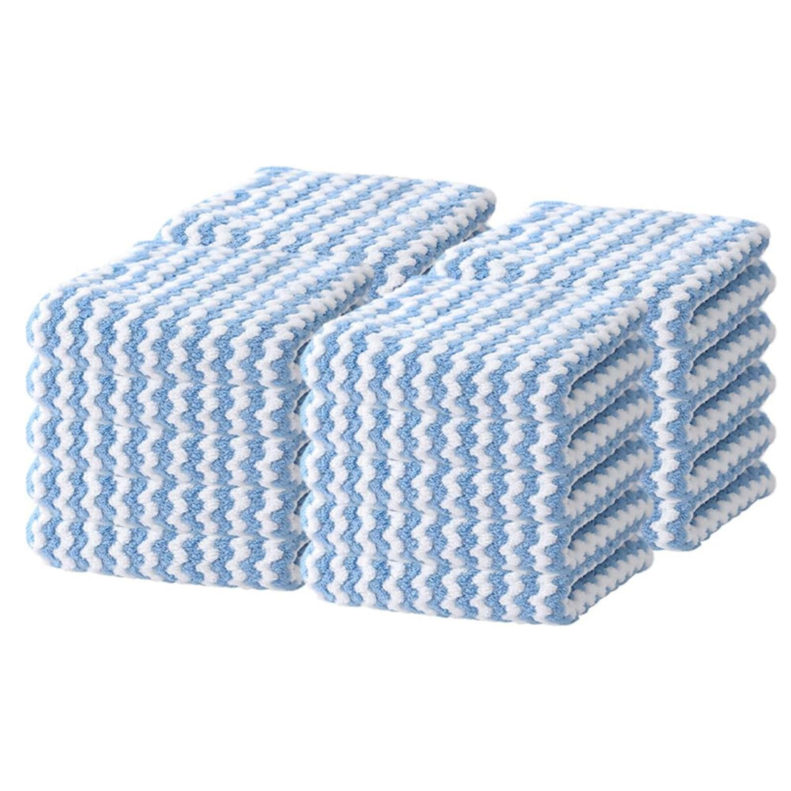 JWDX Kitchen Cleaning Supplies Clearance, Microfiber Cleaning Cloth 5 ...