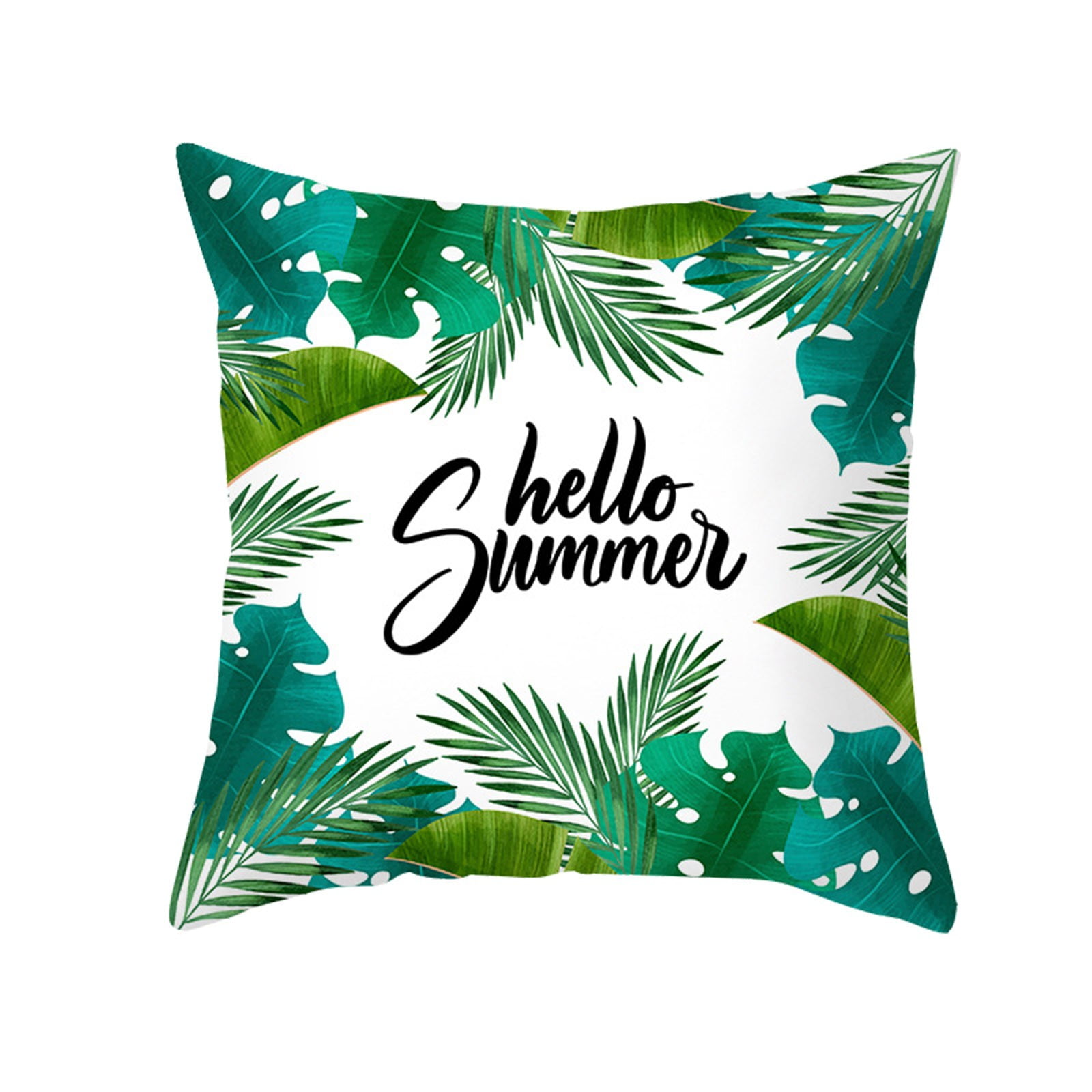 JWDX Pillow Cases, Fun Pillowcase, Clearance Green Botanical Jungle ...