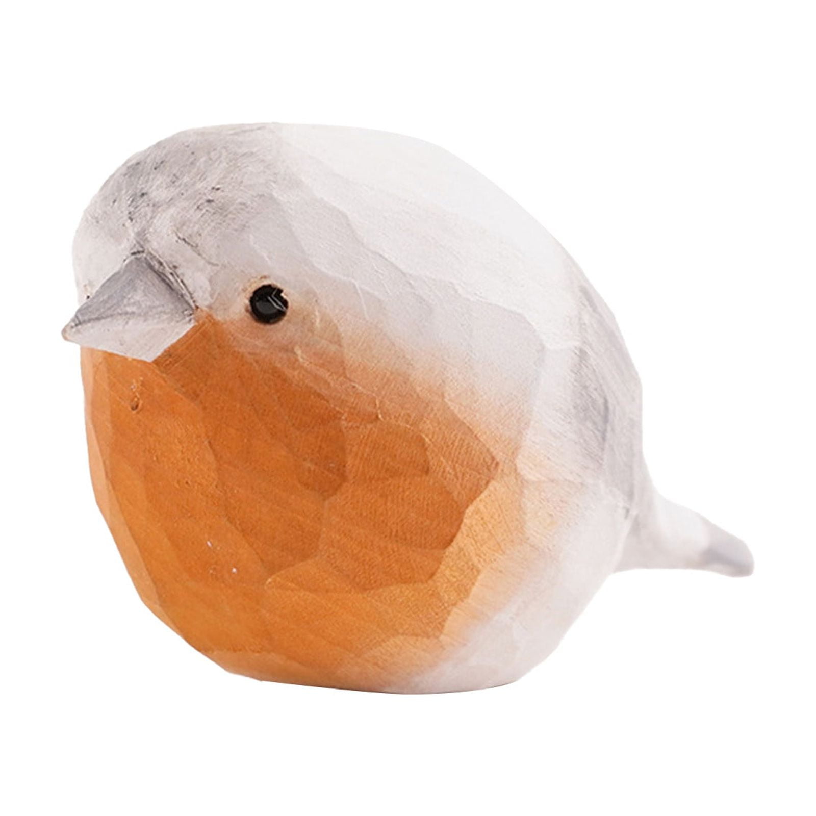 JWDX Sculpture Clearance Bird Figurine - Small Wood Bird Statue Art ...