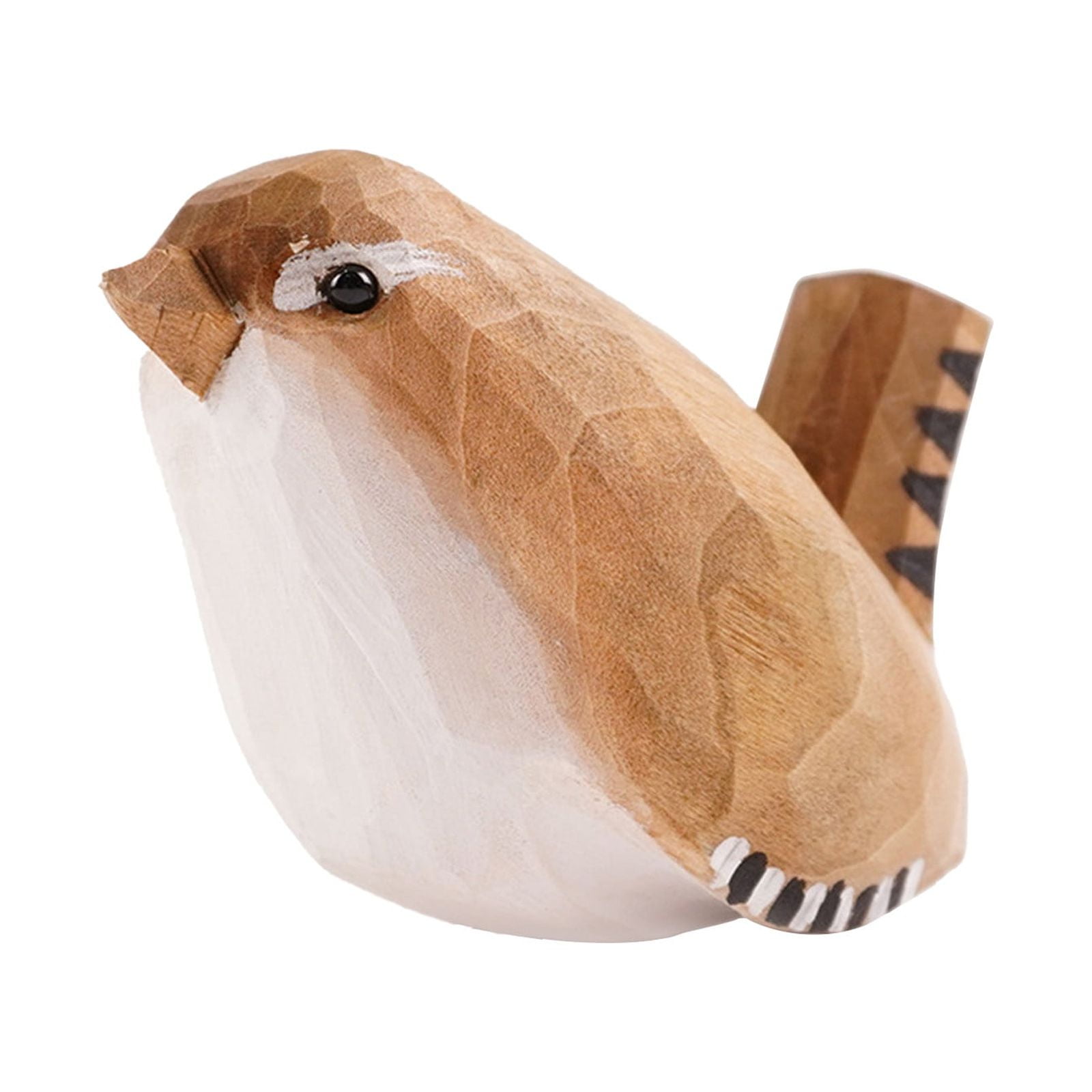 JWDX Sculpture Clearance Bird Figurine - Small Wood Bird Statue Art ...