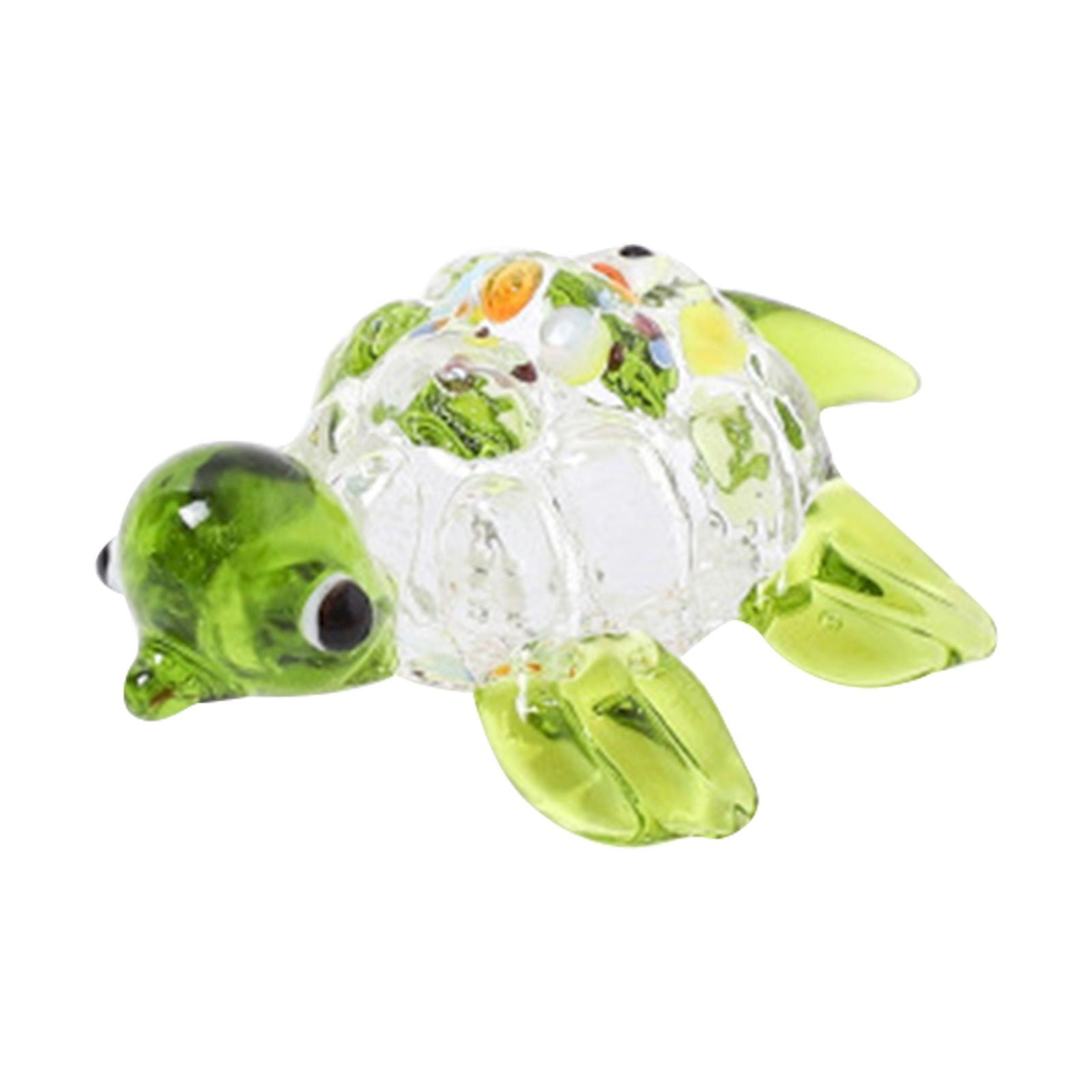 JWDX Sea Turtle Art Ornaments, Hand Blown Art Glass, Sea Turtle ...