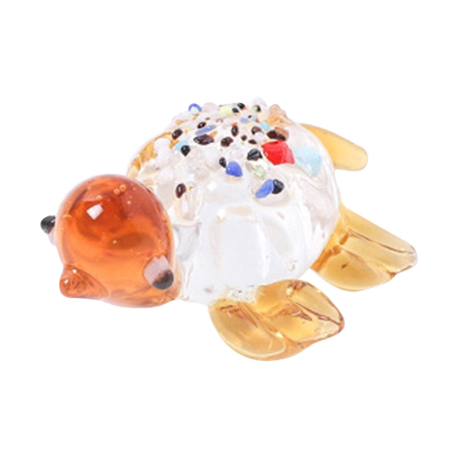 JWDX Sea Turtle Art Ornaments, Hand Blown Art Glass, Sea Turtle ...