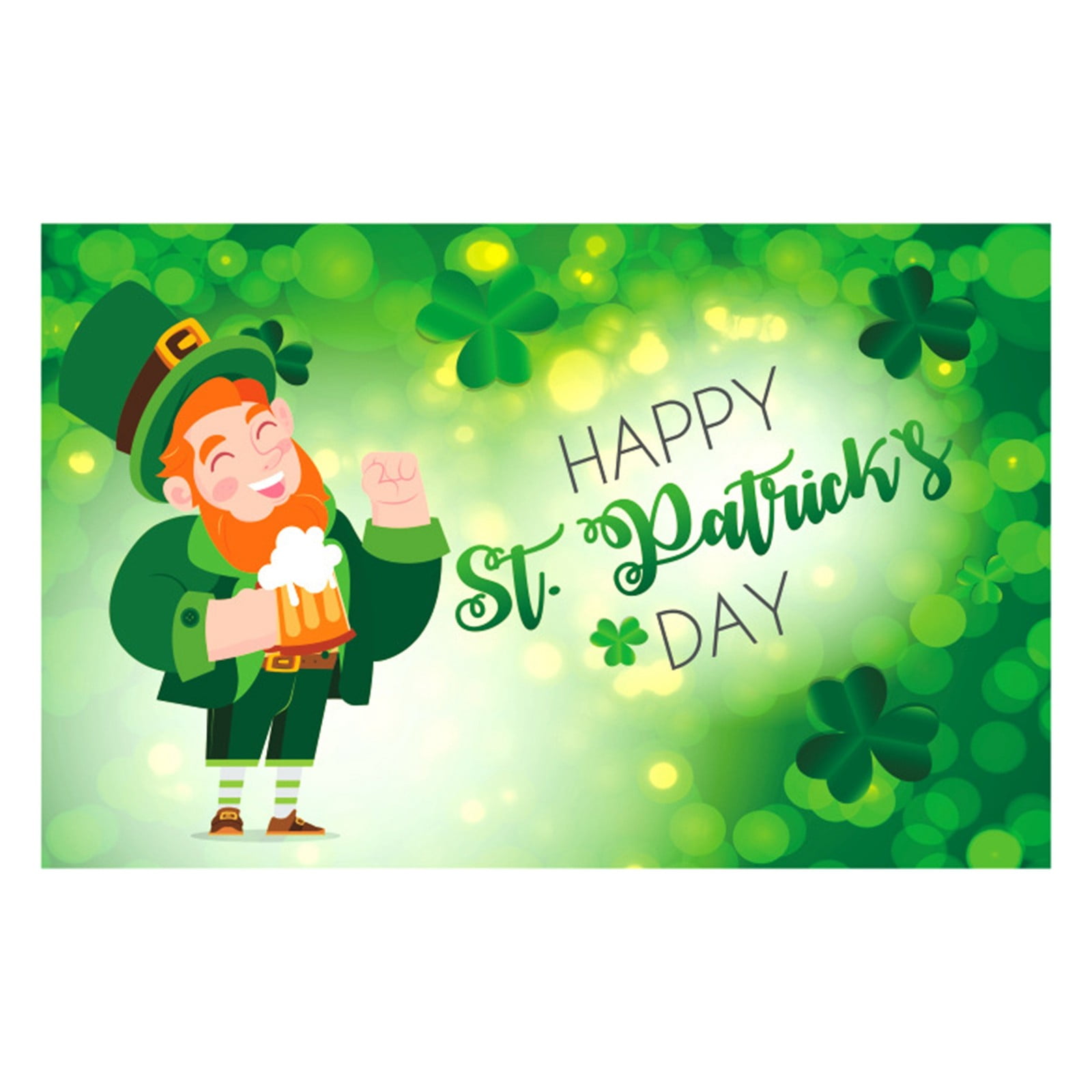 Clearance! JWDX Banner Banner, Event and Party Promotion, Stpatrick's Day Background Cloth Flag ...