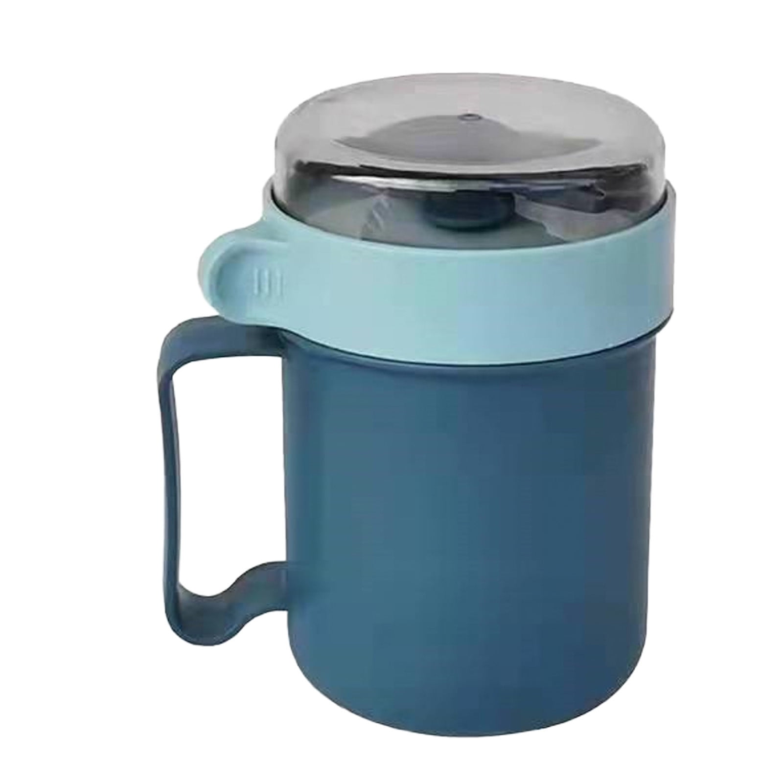 JWDX Tableware Clearance! 500M Plastic Portable Soup Cup with Lid Lunch ...