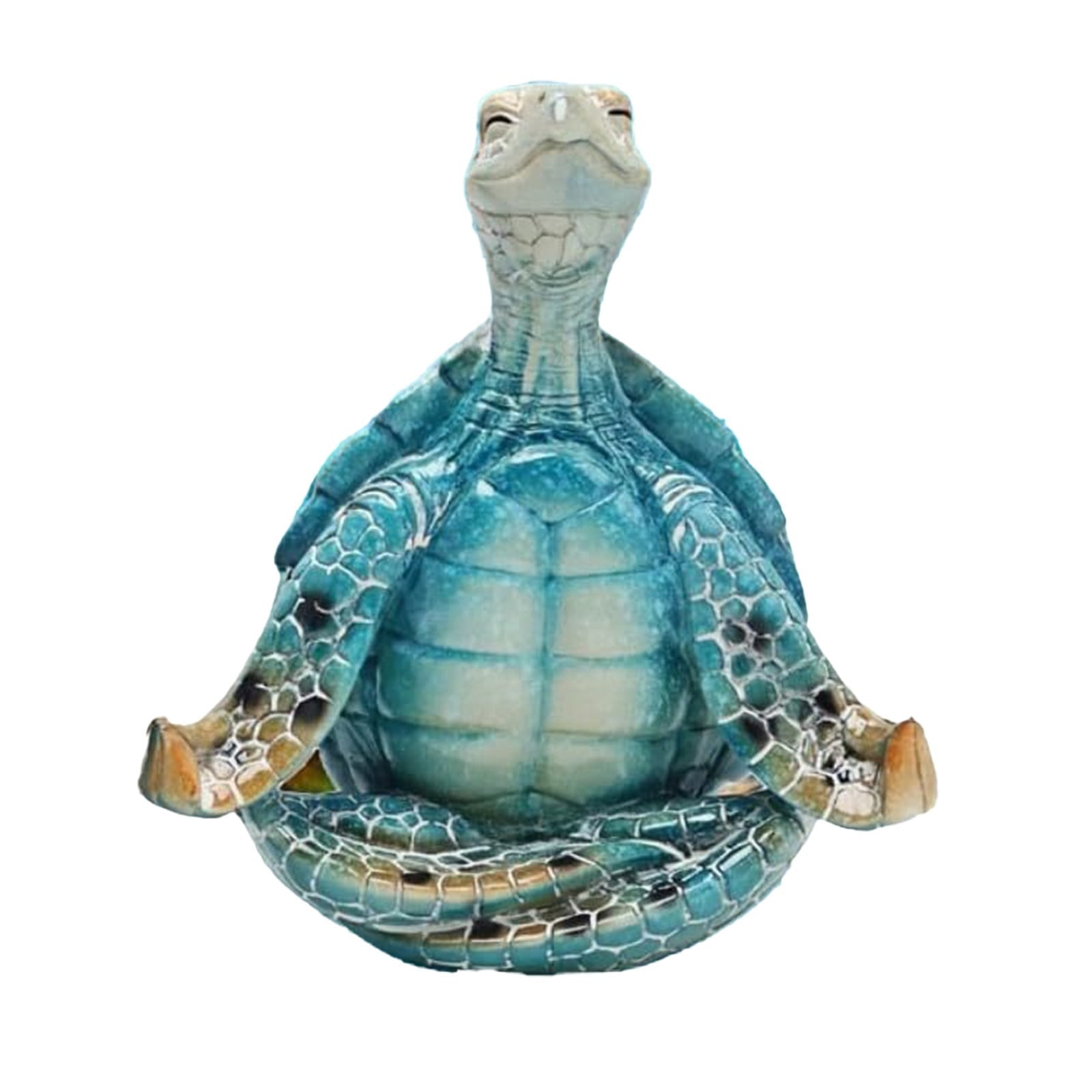 JWDX Turtle Decoration Meditating Turtle, Yoga Turtle Statue ...