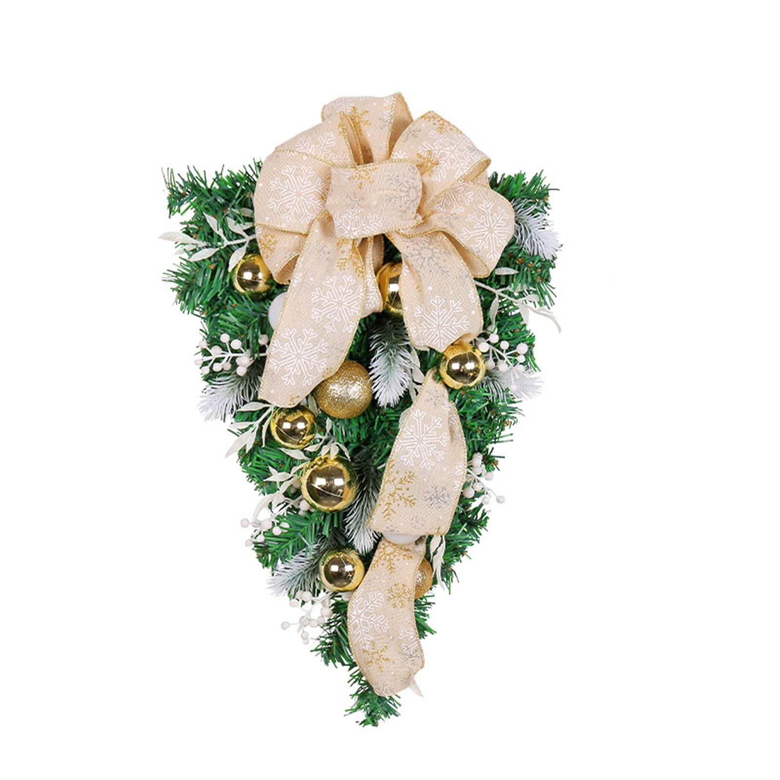 JWDX Wreath Clearance, Christmas Inverted Tree Upside Down Artificial ...