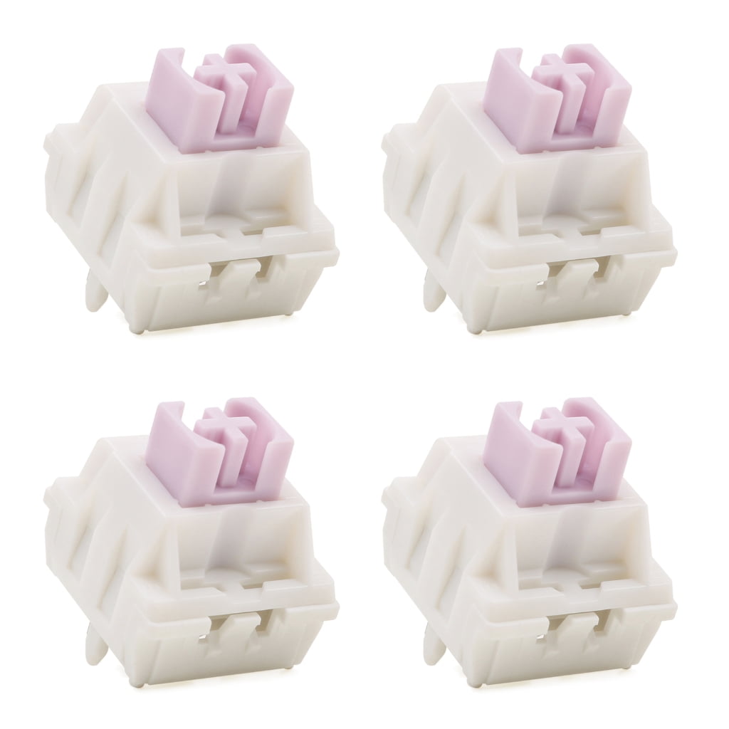 JWICK Milk Purple Switches 5 Pin 67g Tactile Switches for Keyboard Pre ...